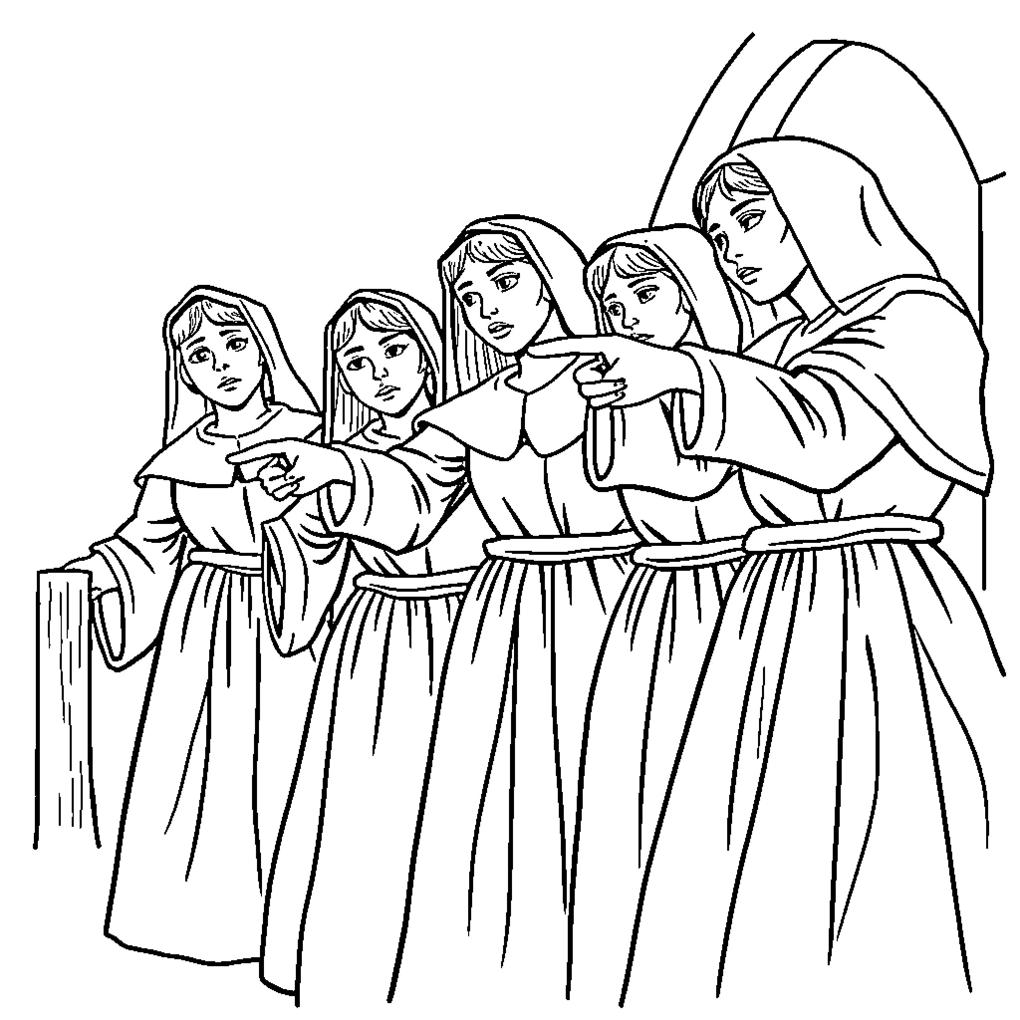Best Puritan Girl Coloring Pages (Free Printable PDF)