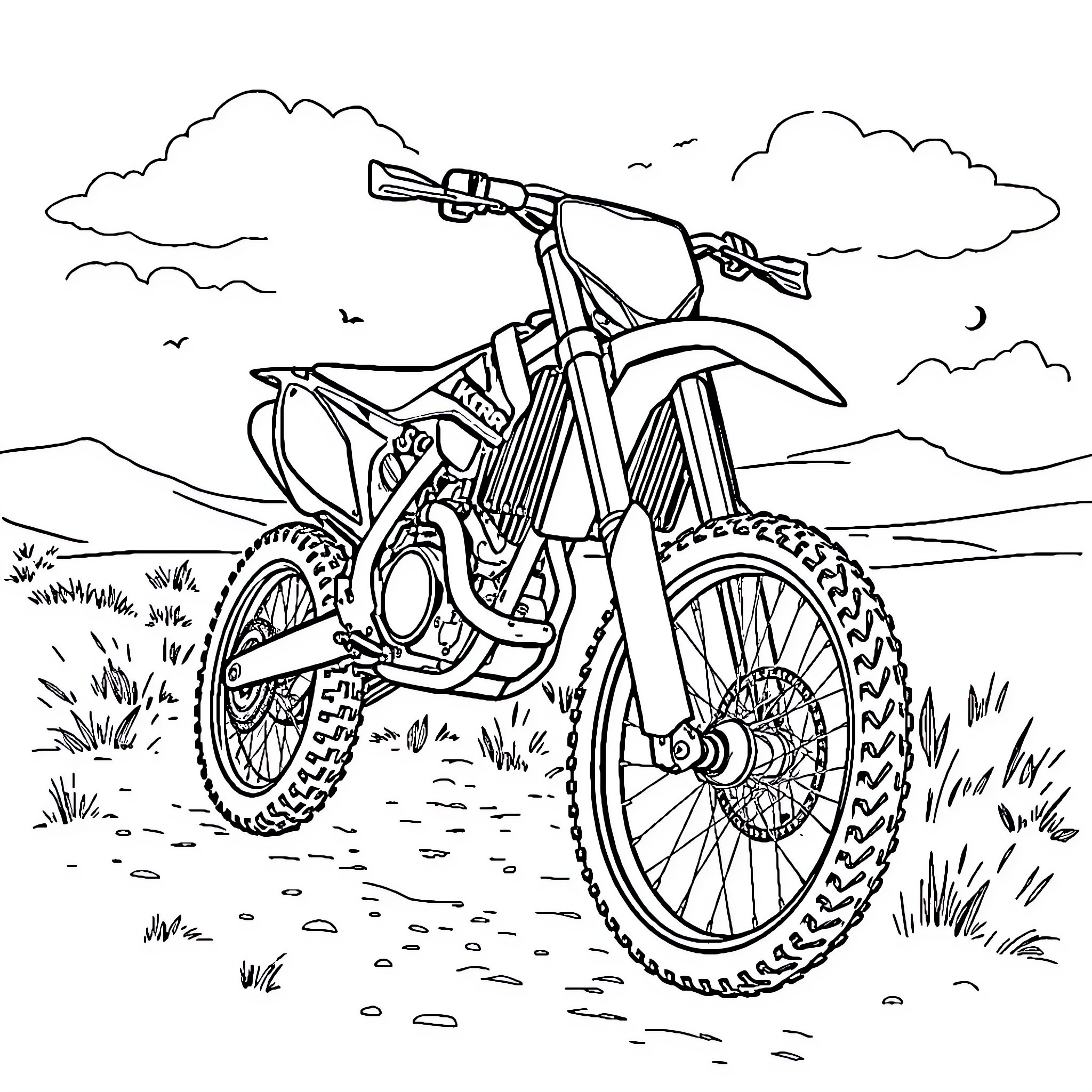 14 Best Motocross Coloring Pages (Free Printable PDFs)