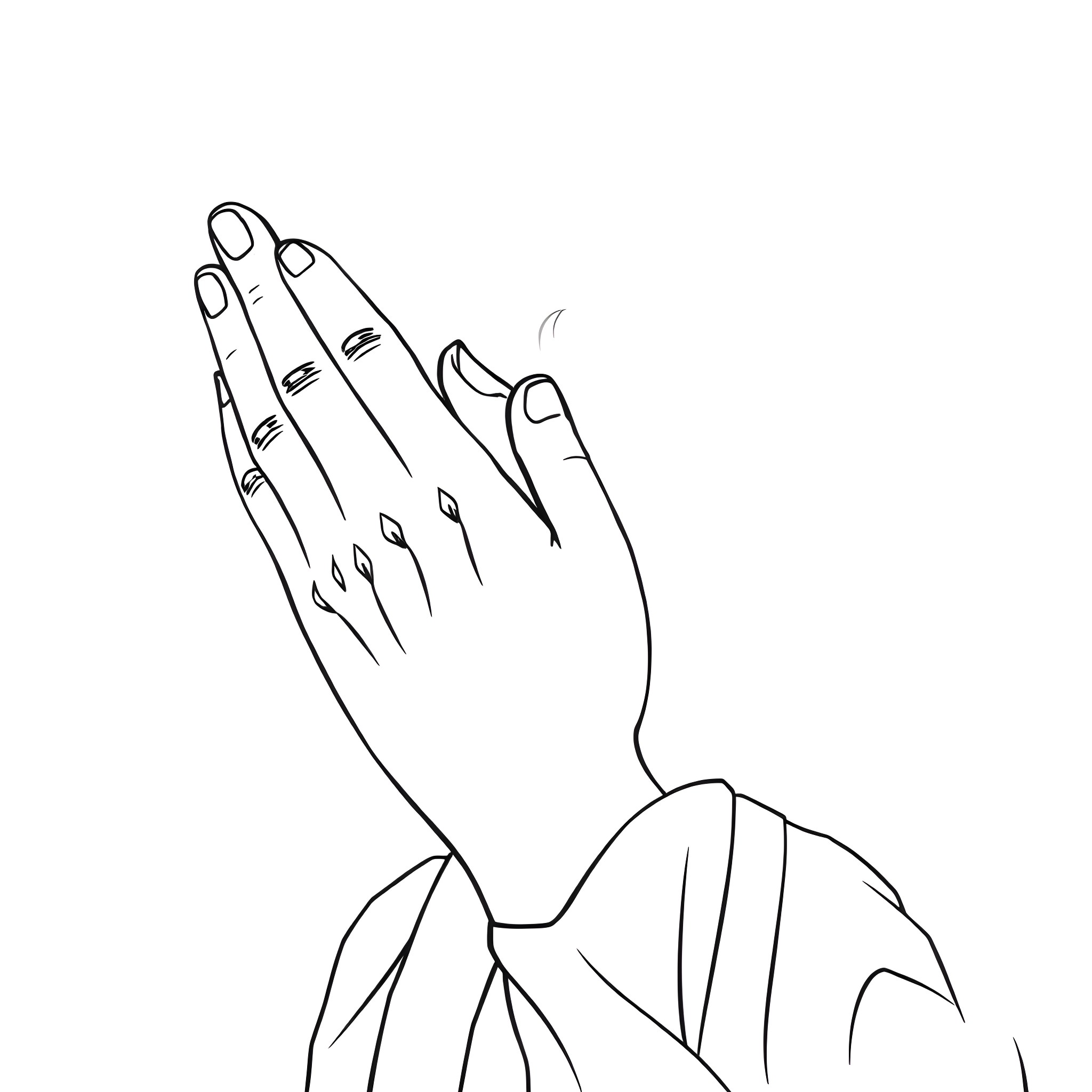 8 Best Praying Hands Coloring Pages (Free Printable PDFs)