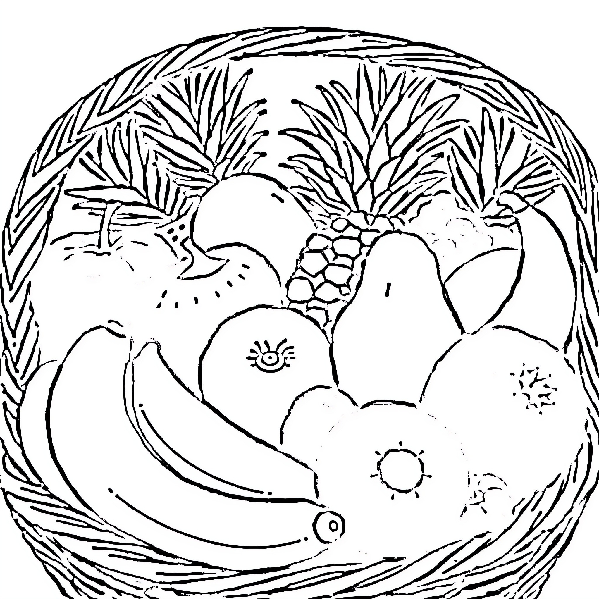 Best Fruit Coloring Pages (Free Printable PDF)