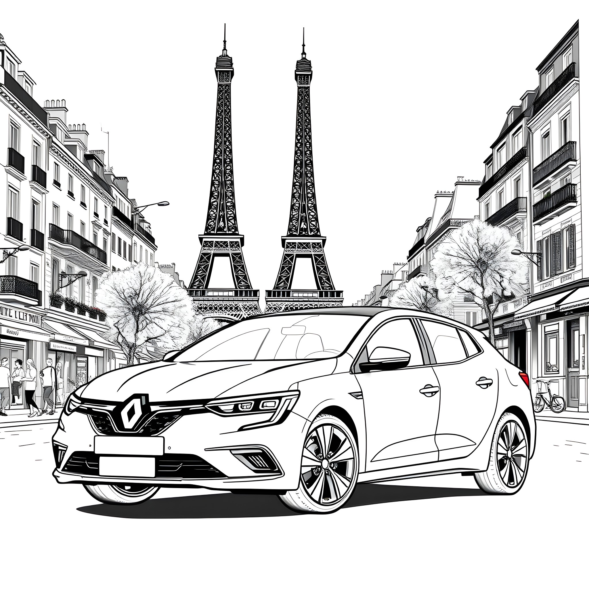 Best Renault Coloring Pages (Free Printable PDF)
