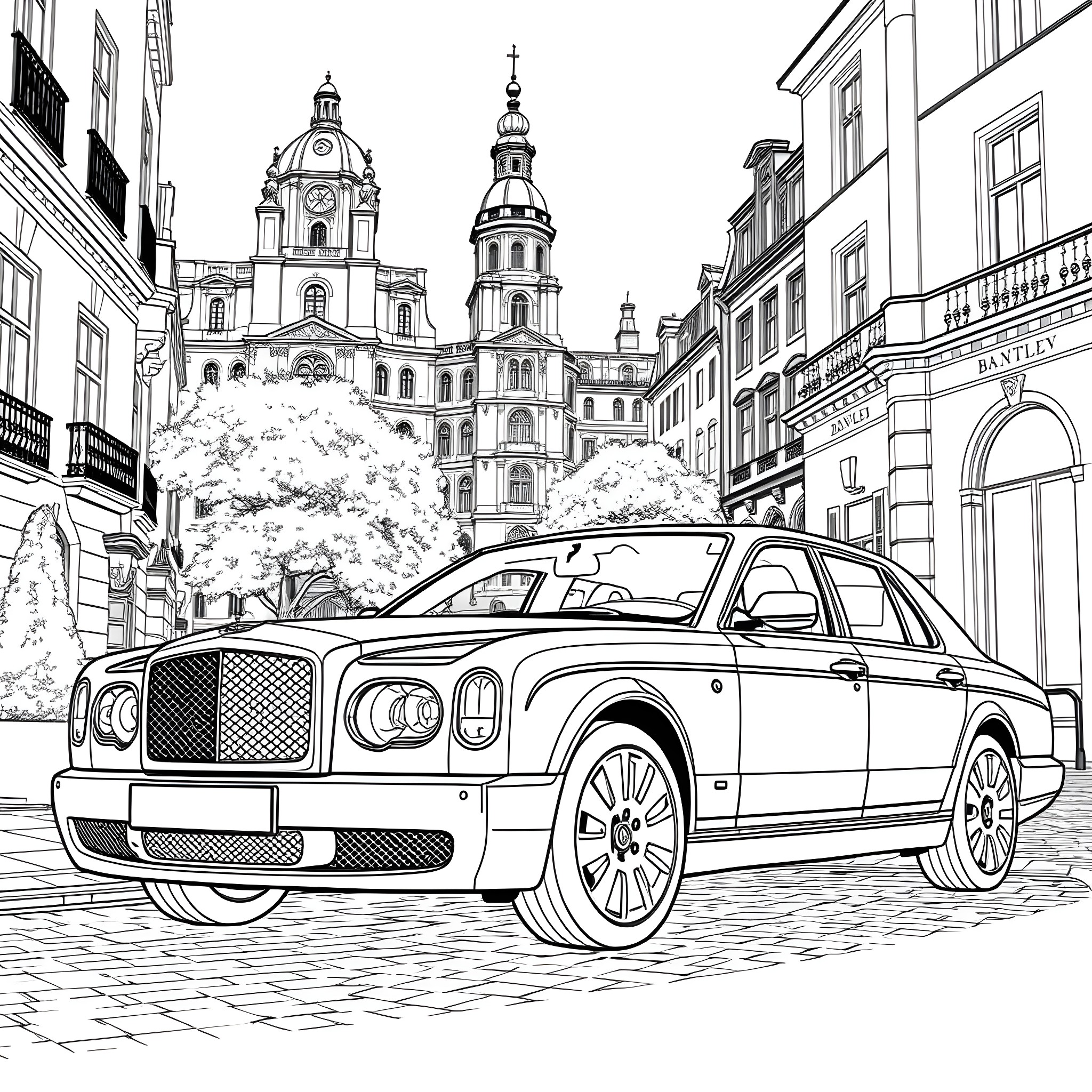 Best Bentley Coloring Pages (Free Printable PDF)