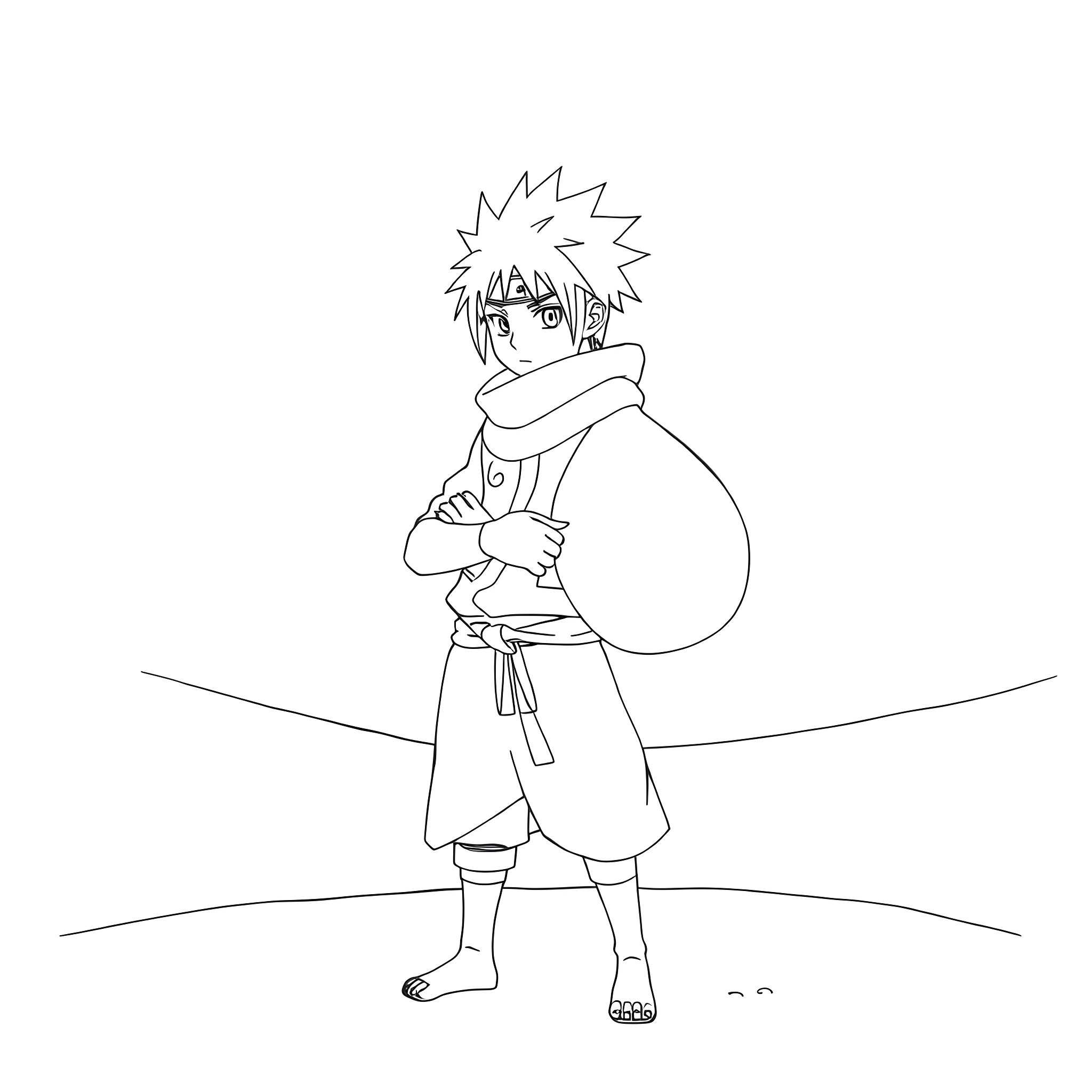 Best Gaara Coloring Pages (Free Printable PDF)