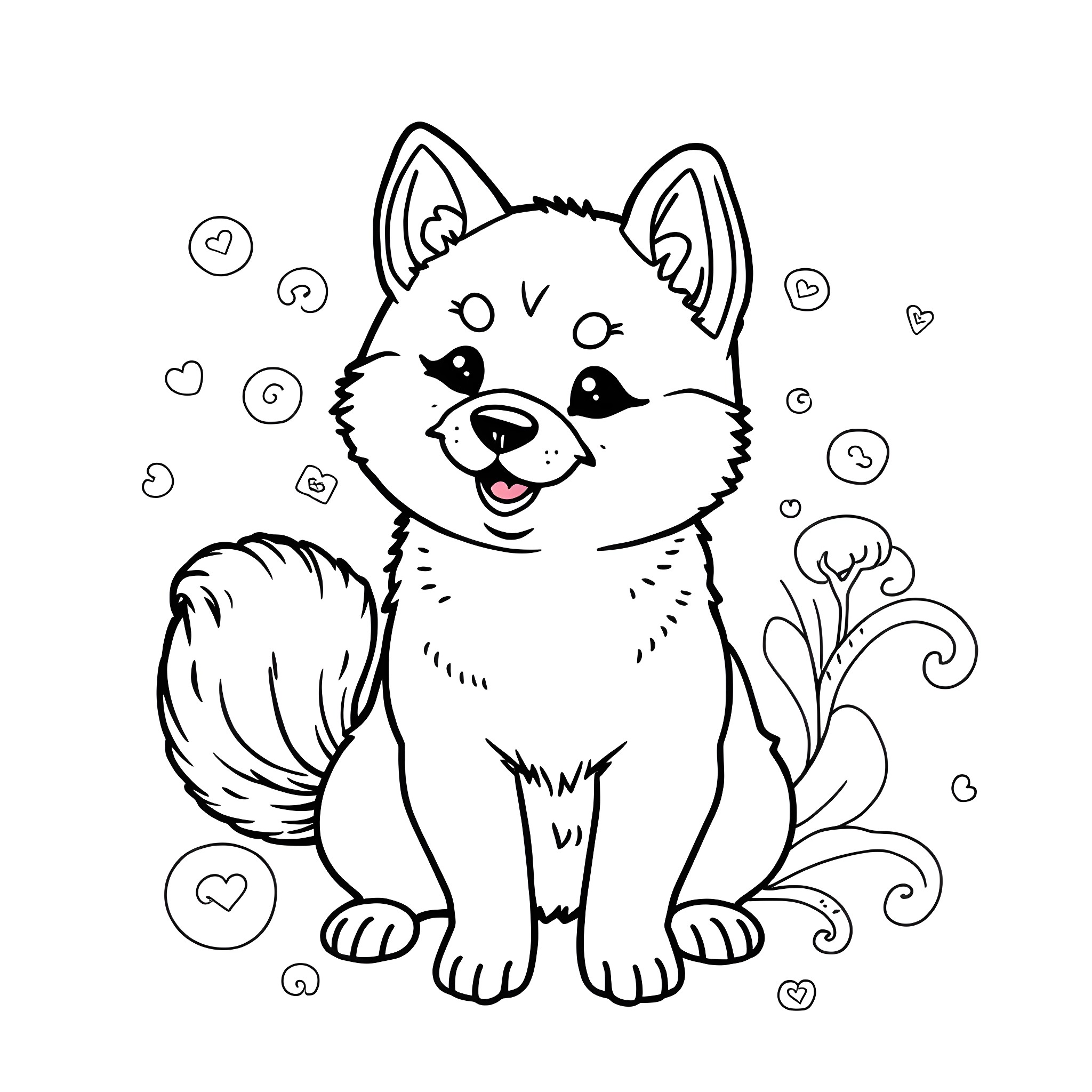 Best Shiba Coloring Pages (Free Printable PDF)