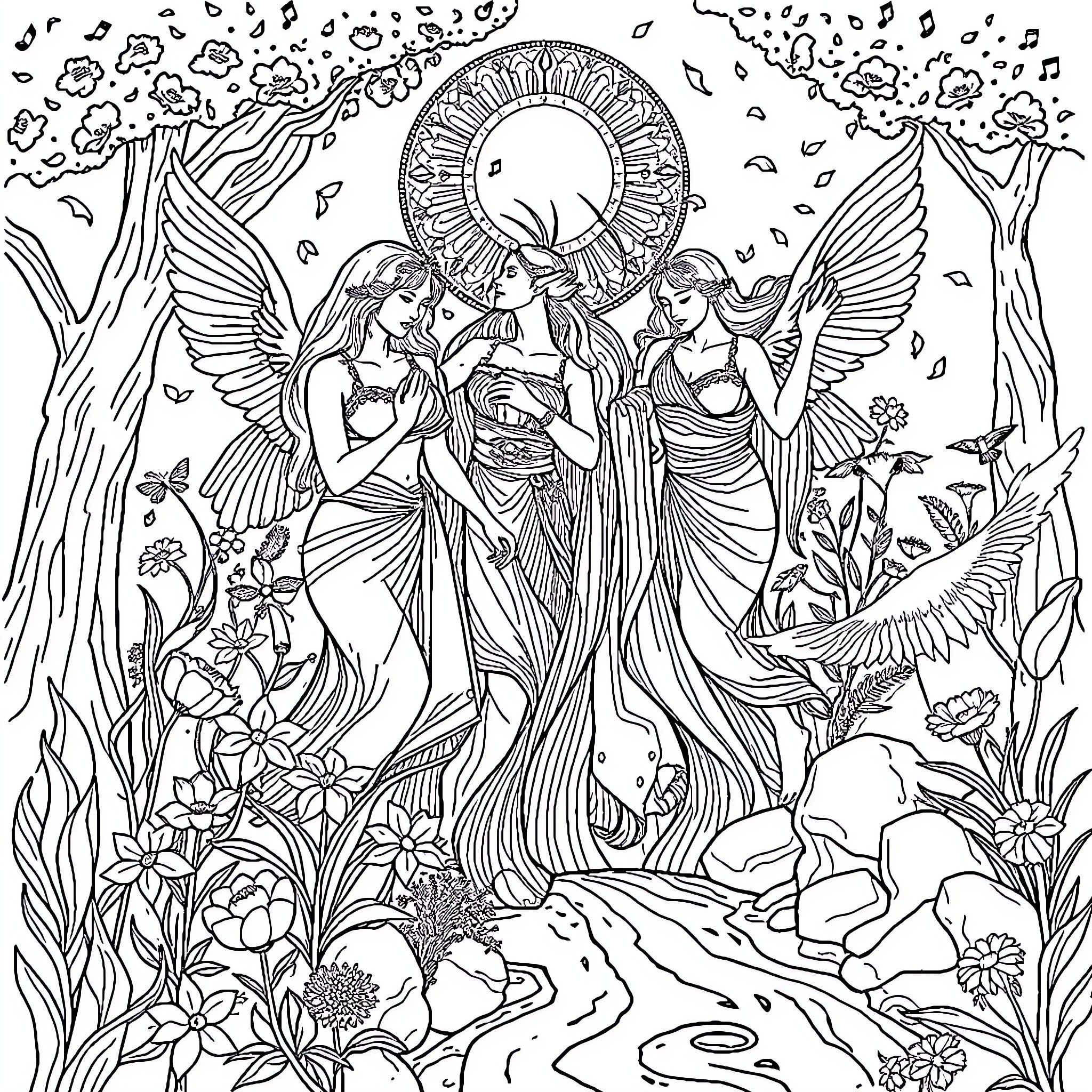 Best Goddess Coloring Pages (Free Printable PDF)