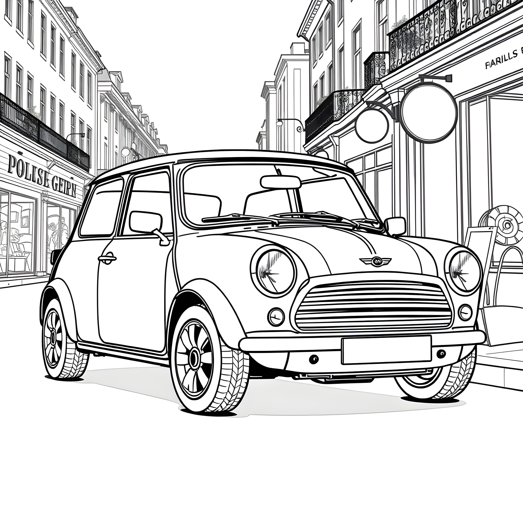 8 Best Mini Cooper Coloring Pages (Free Printable PDFs)