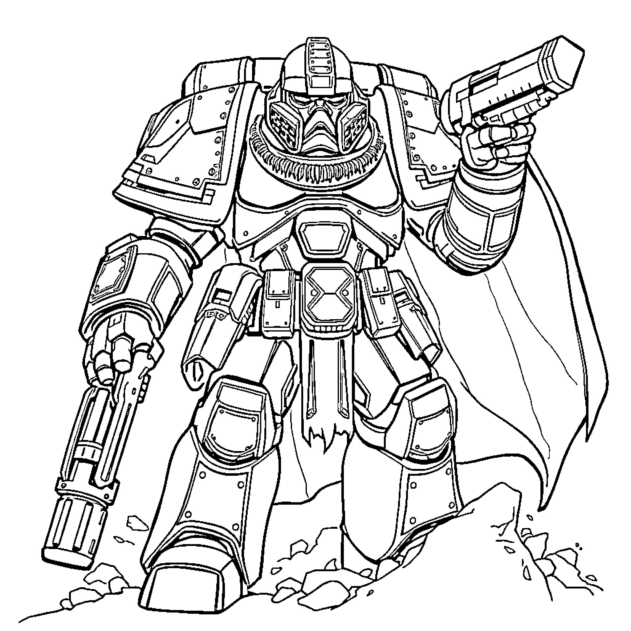 Best Space Marine Coloring Pages (Free Printable PDF)