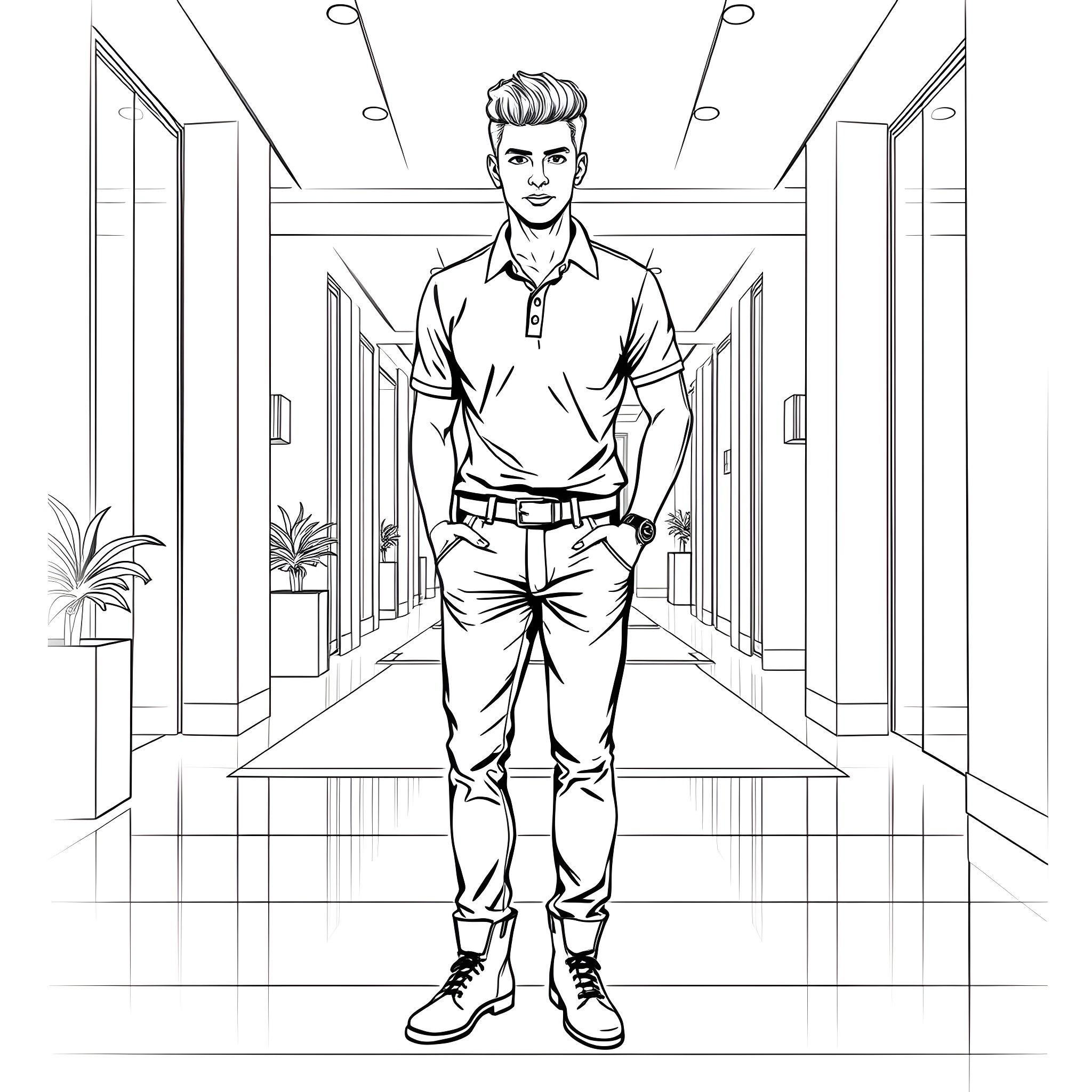Best Man Coloring Pages (Free Printable PDF)