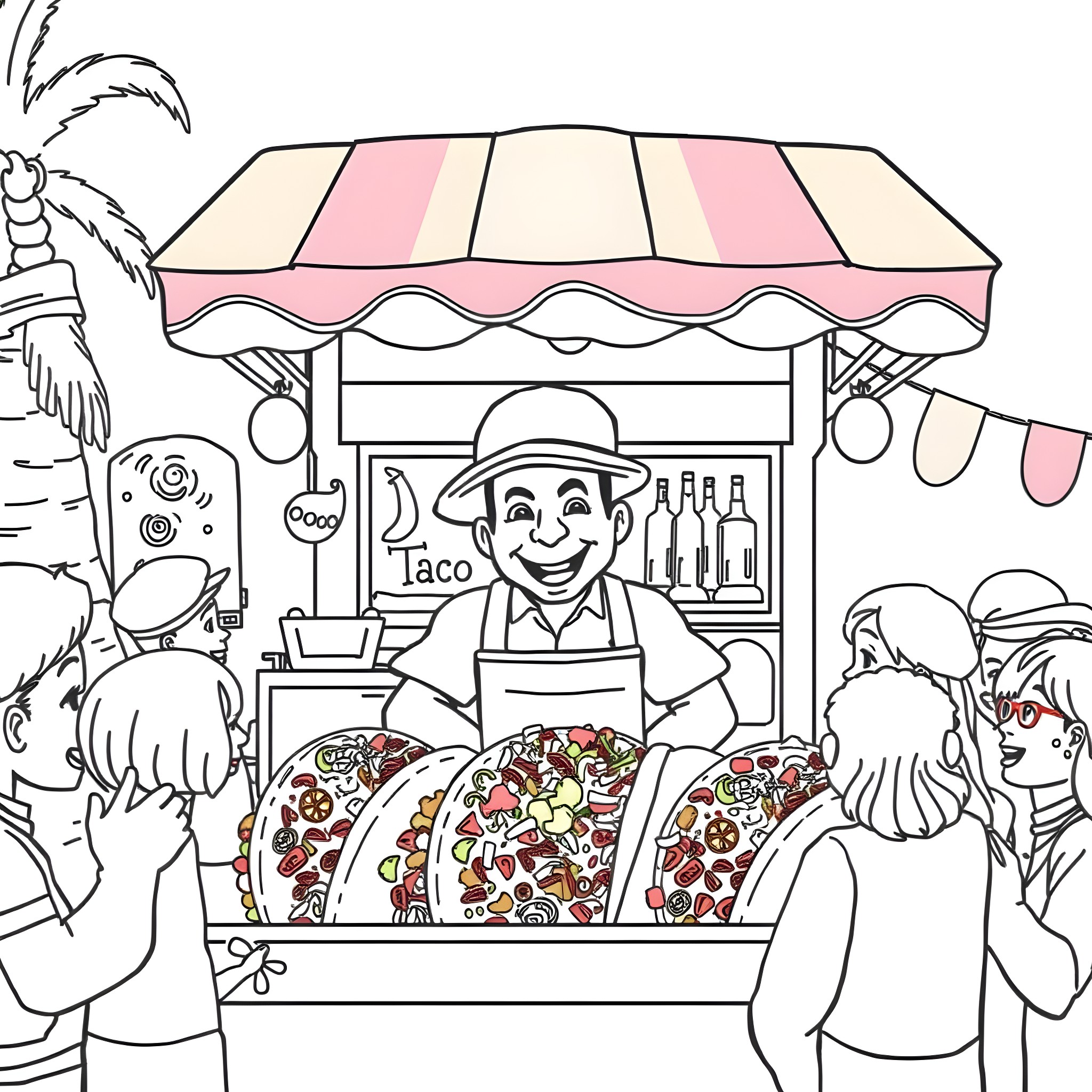 Best Taco Man Coloring Pages (Free Printable PDF)