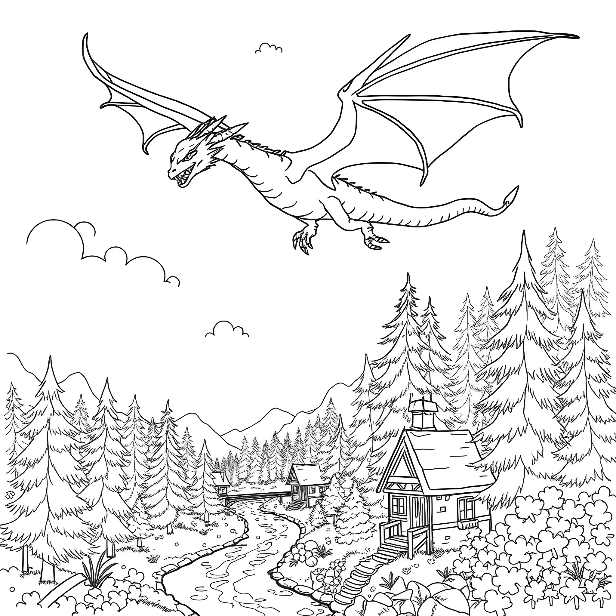 Best Fantasy Coloring Pages (Free Printable PDF)
