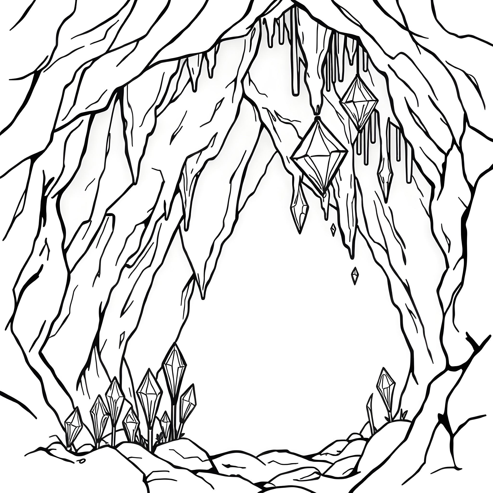 Best Cave Coloring Pages (Free Printable PDF)