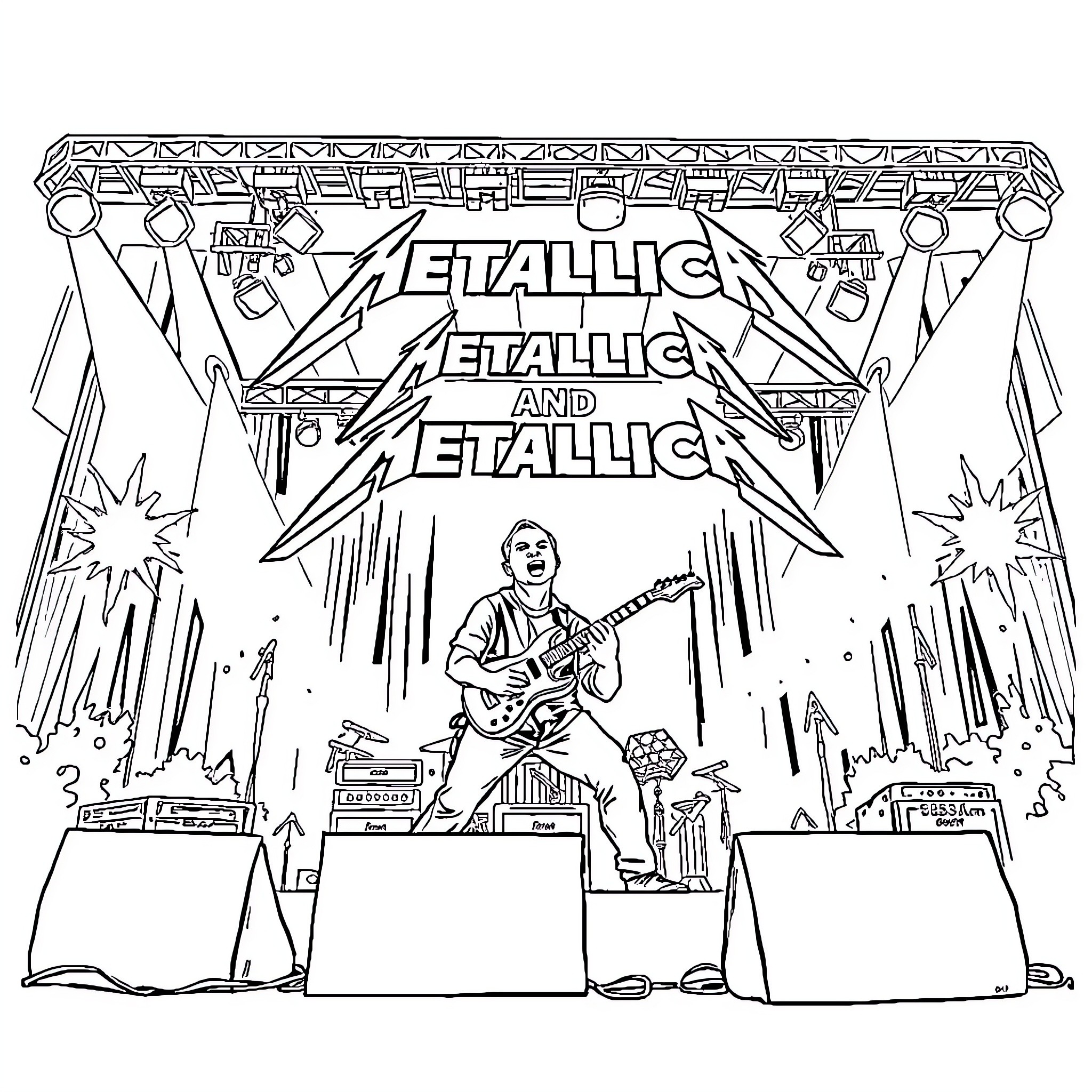 40 Best Metallica Coloring Pages (Free Printable PDFs)