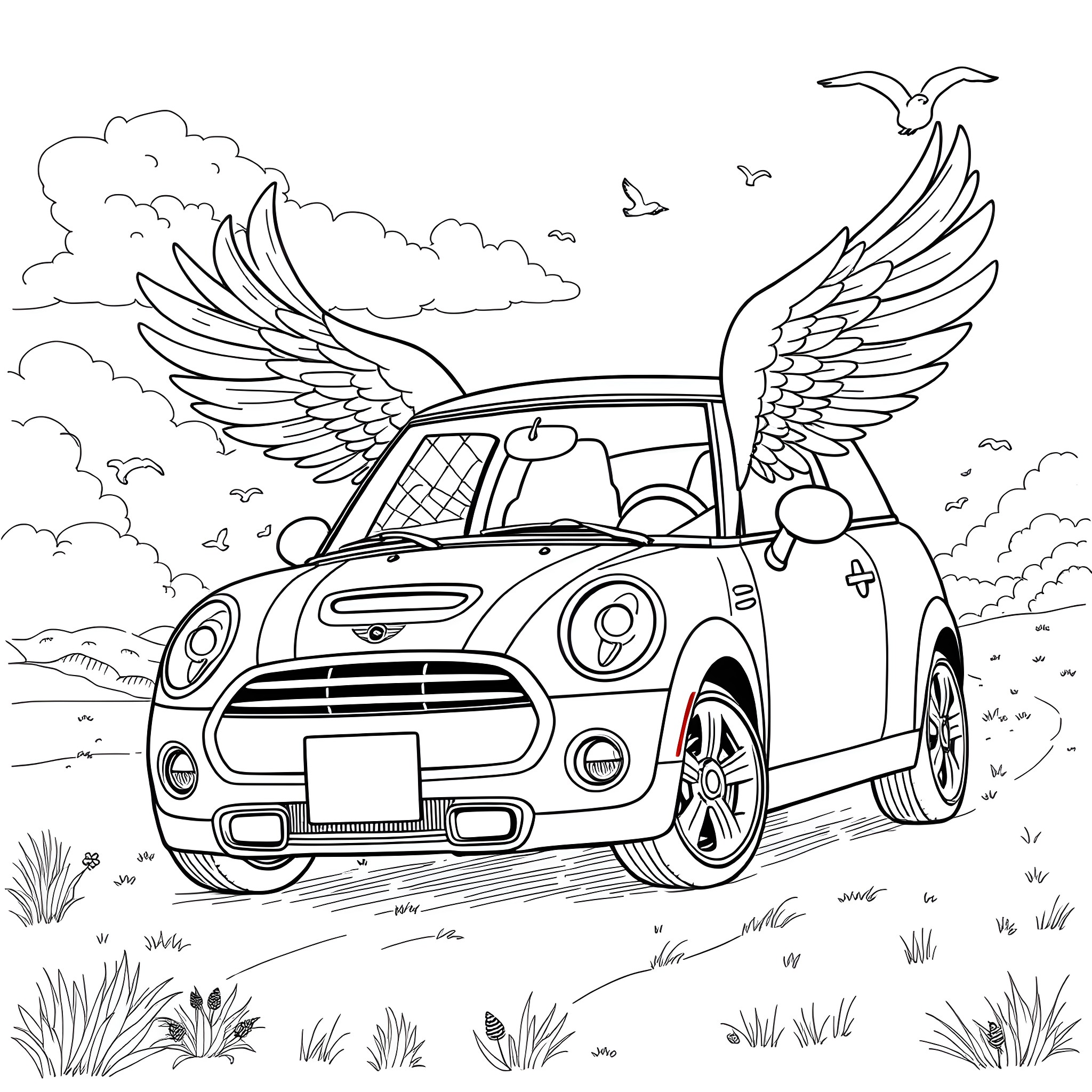 8 Best Mini Cooper Coloring Pages (Free Printable PDFs)