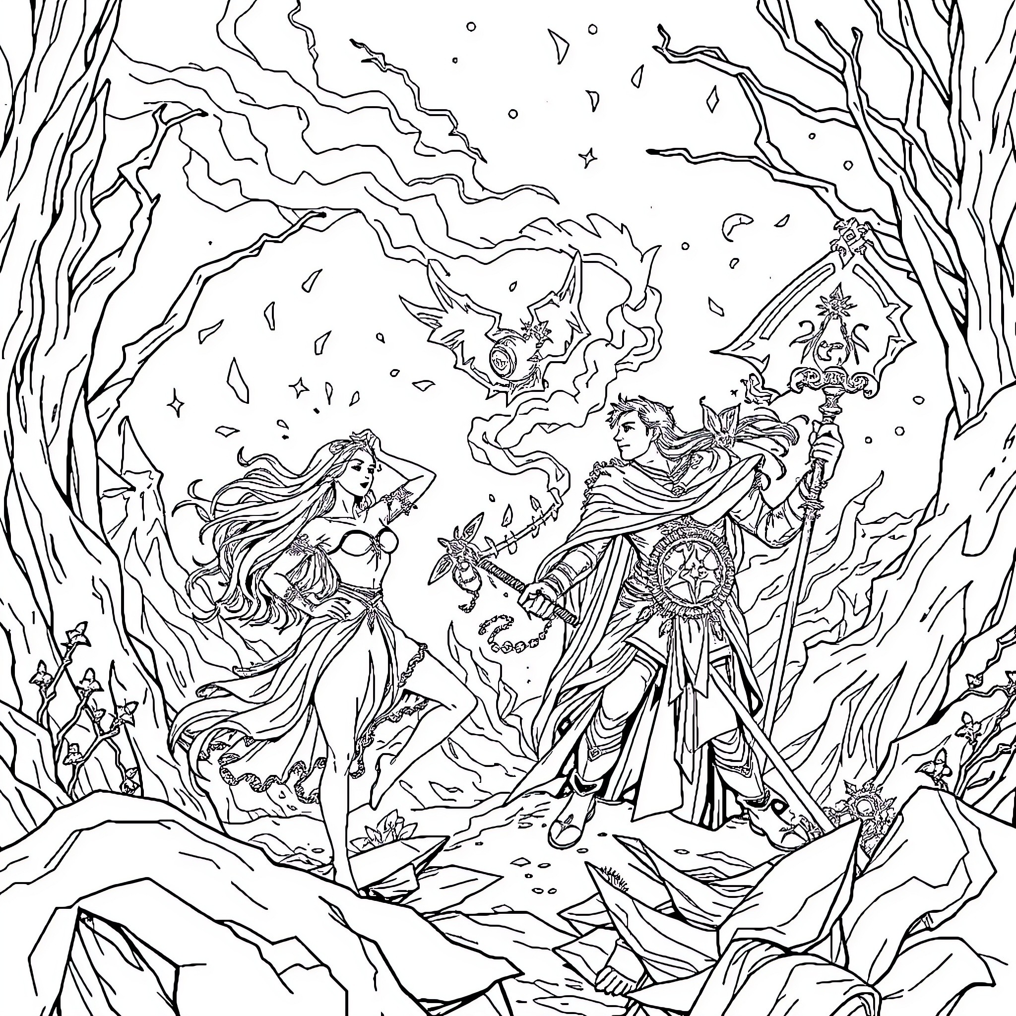 Best ACOTAR Coloring Pages (Free Printable PDF)