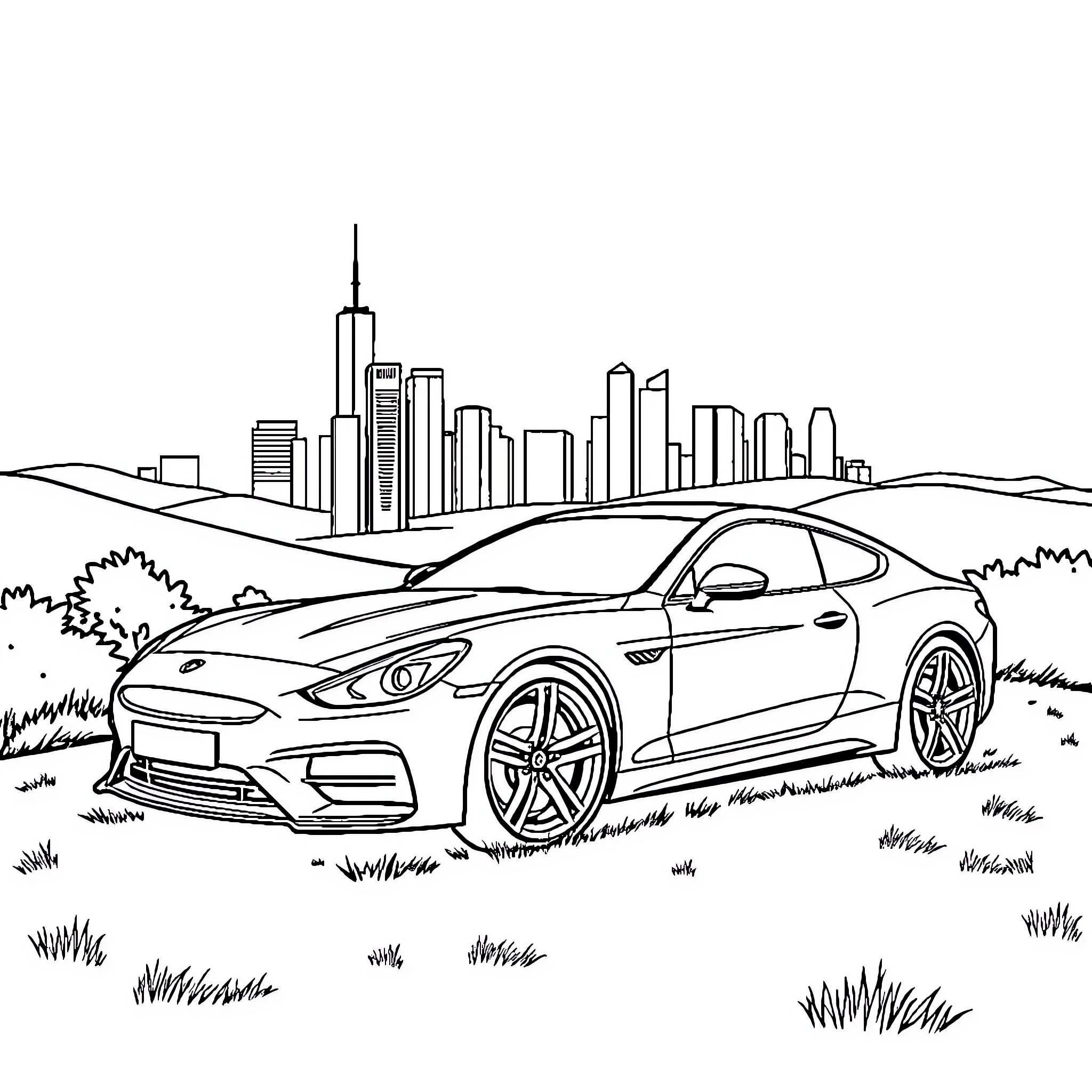 Best Car Coloring Pages (Free Printable PDF)