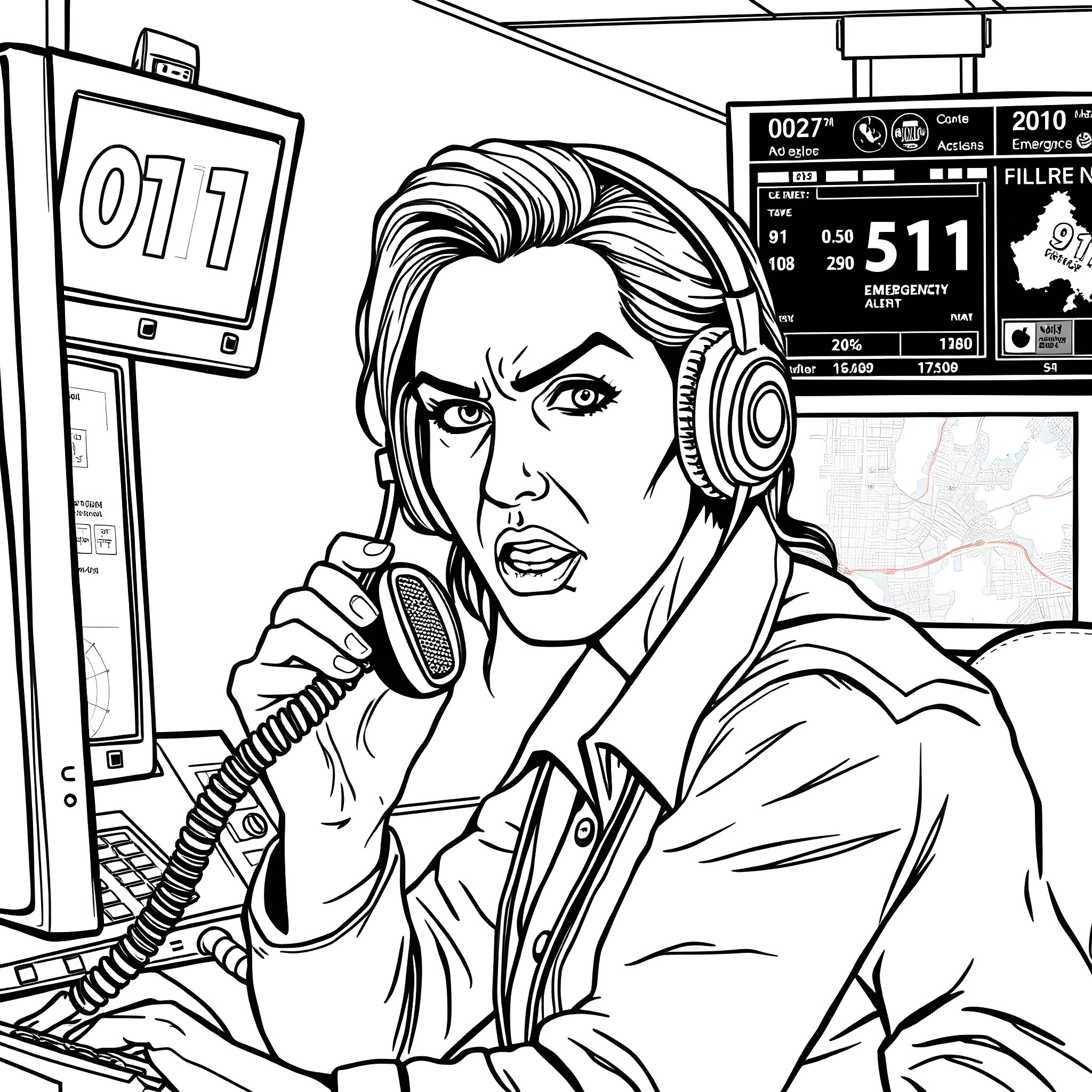 Best Dispatcher Coloring Pages (Free Printable PDF)