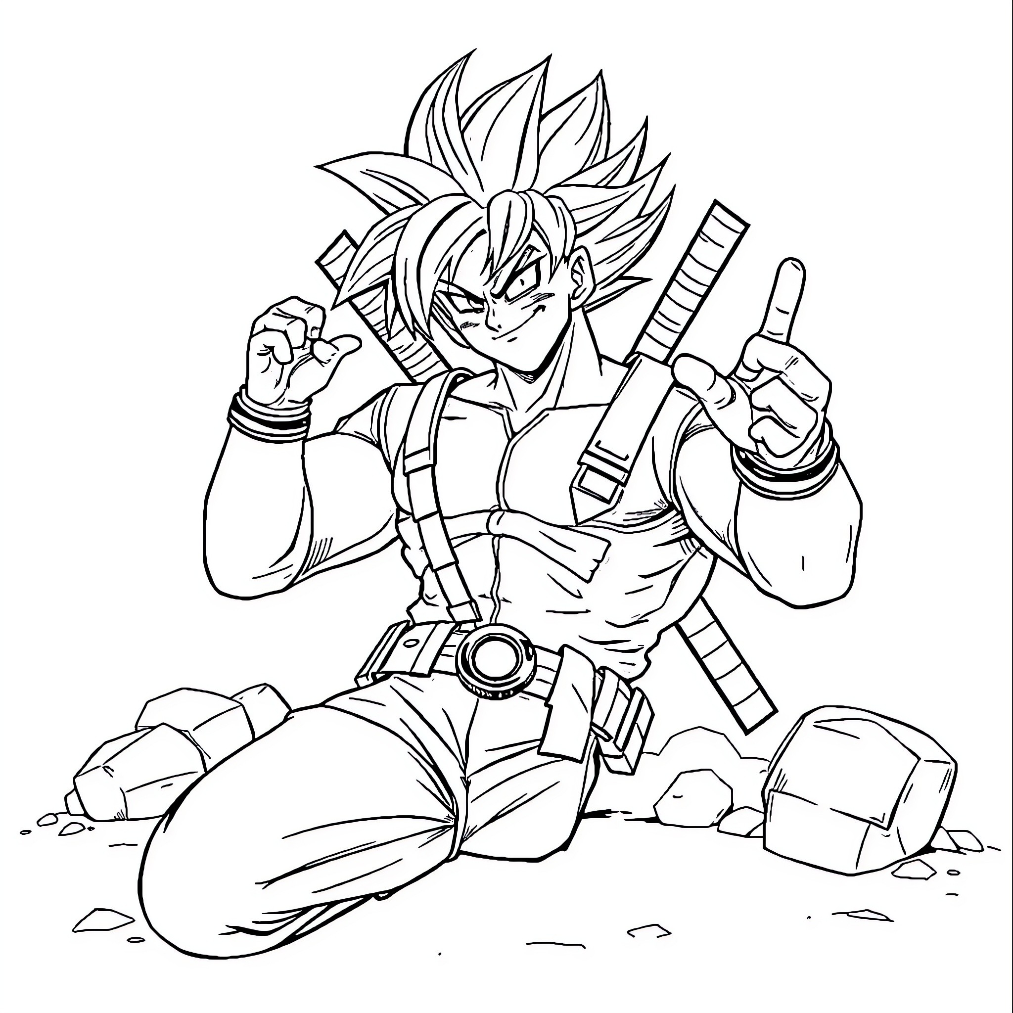 Best Goku Coloring Pages (Free Printable PDF)