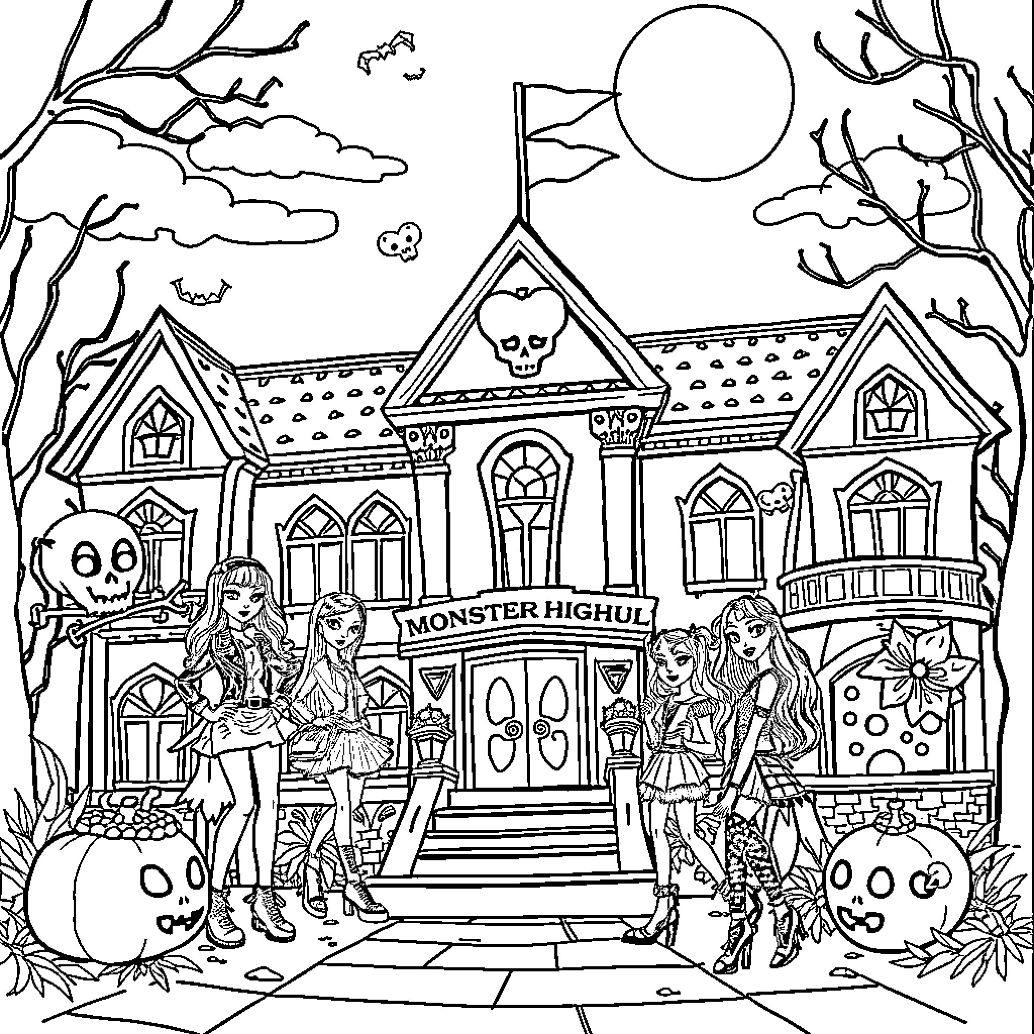 Best Monster High Coloring Pages (Free Printable PDF)