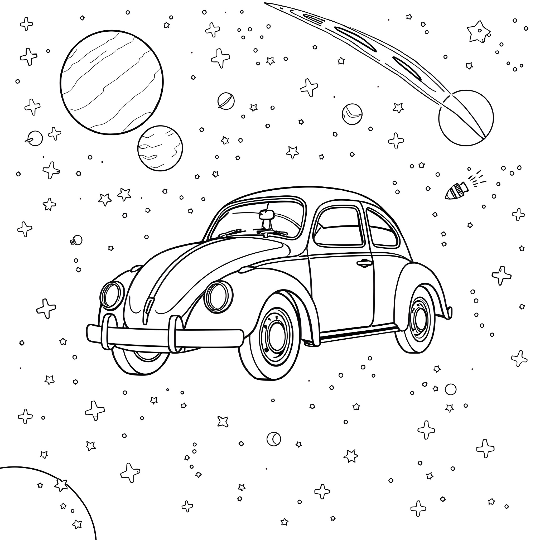 Best VW Beetle Coloring Pages (Free Printable PDF)