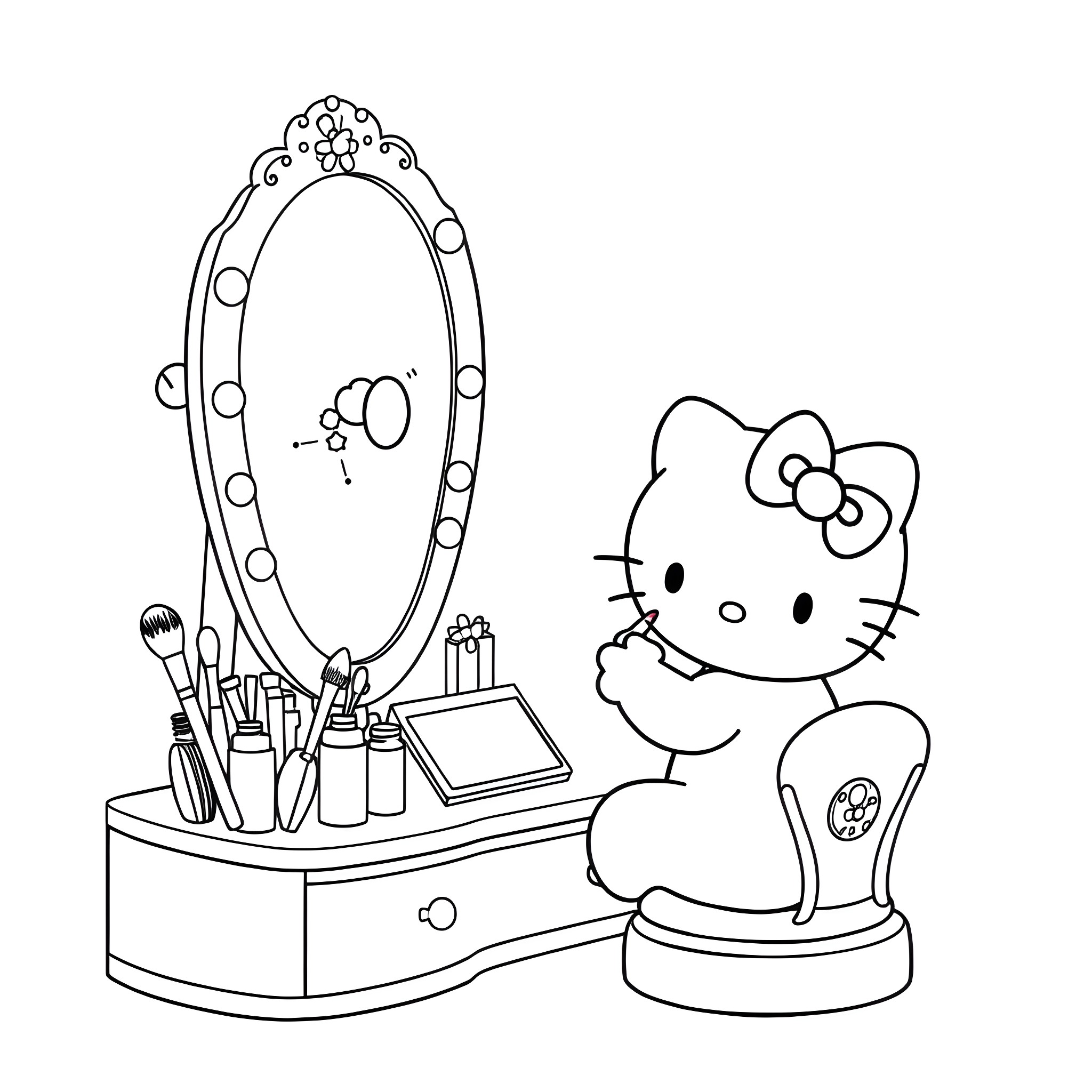 750 Best Hello Kitty Coloring Pages (Free Printable PDFs)