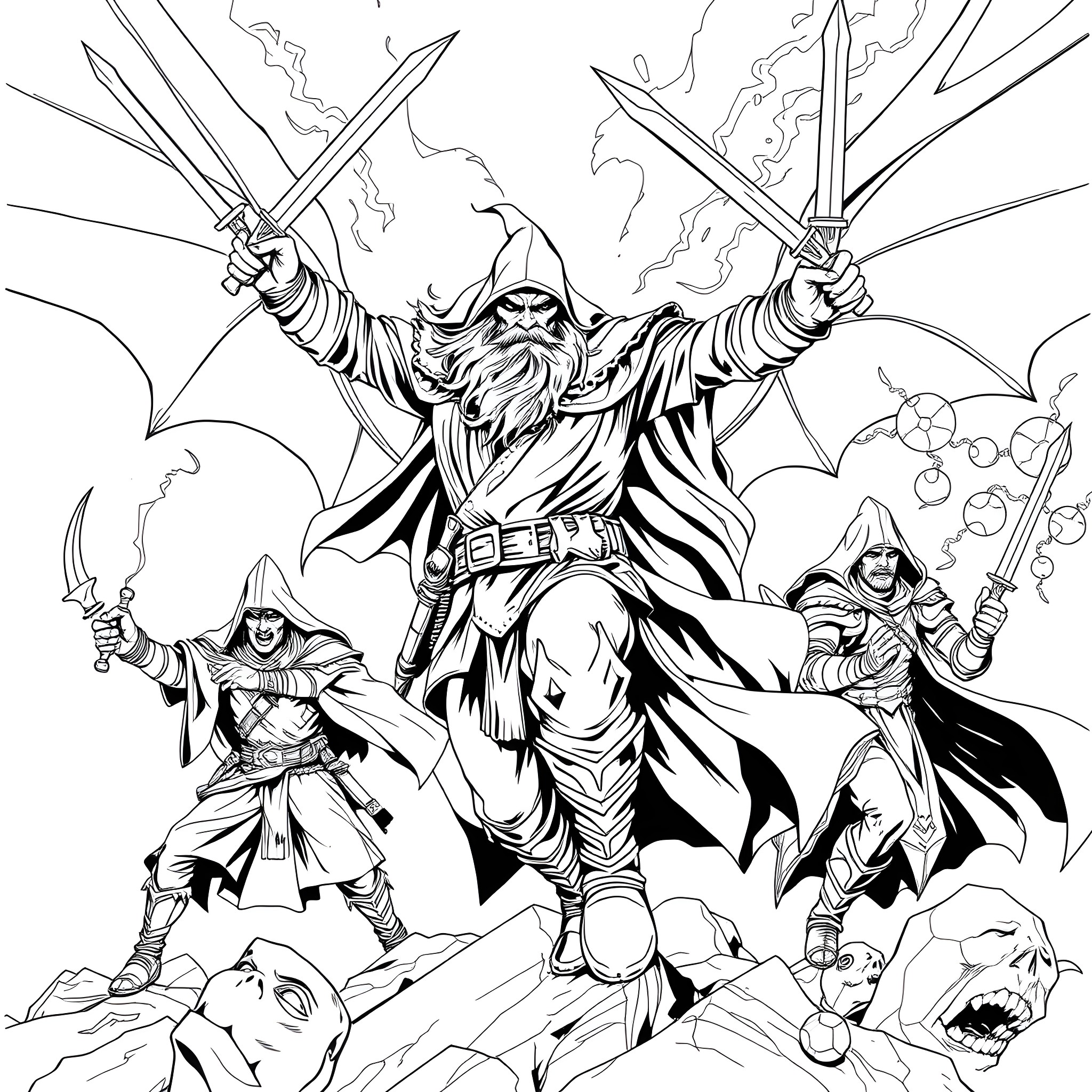 1 Best Drizzt Du'urden Coloring Pages (Free Printable PDFs)