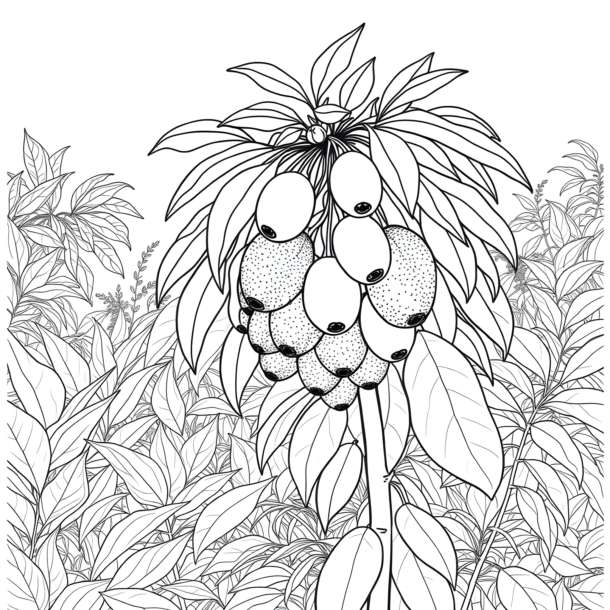 Best Açaí Fruit Coloring Pages (Free Printable PDF)