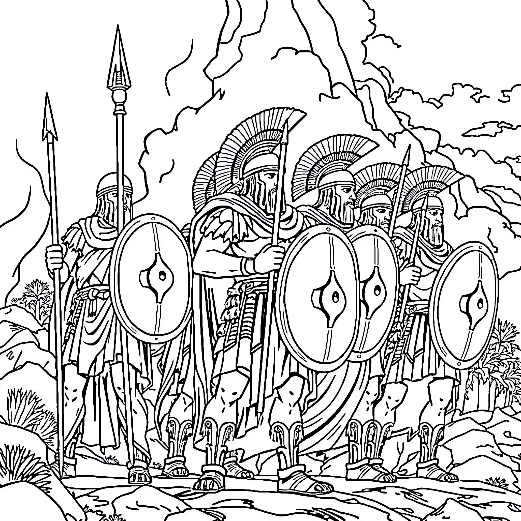 140 Best Warrior Coloring Pages (Free Printable PDFs)