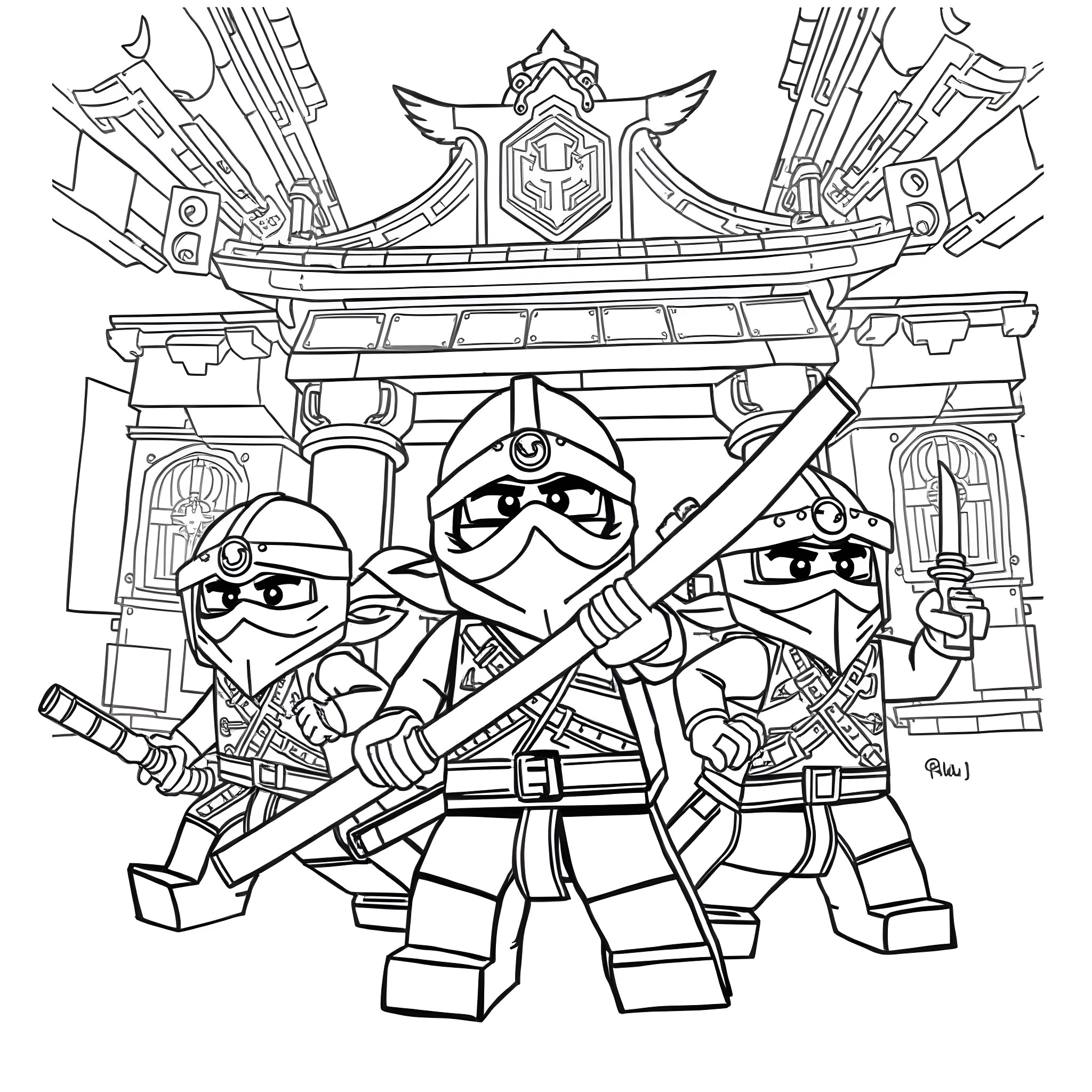 Best Ninjago Coloring Pages (Free Printable PDF)