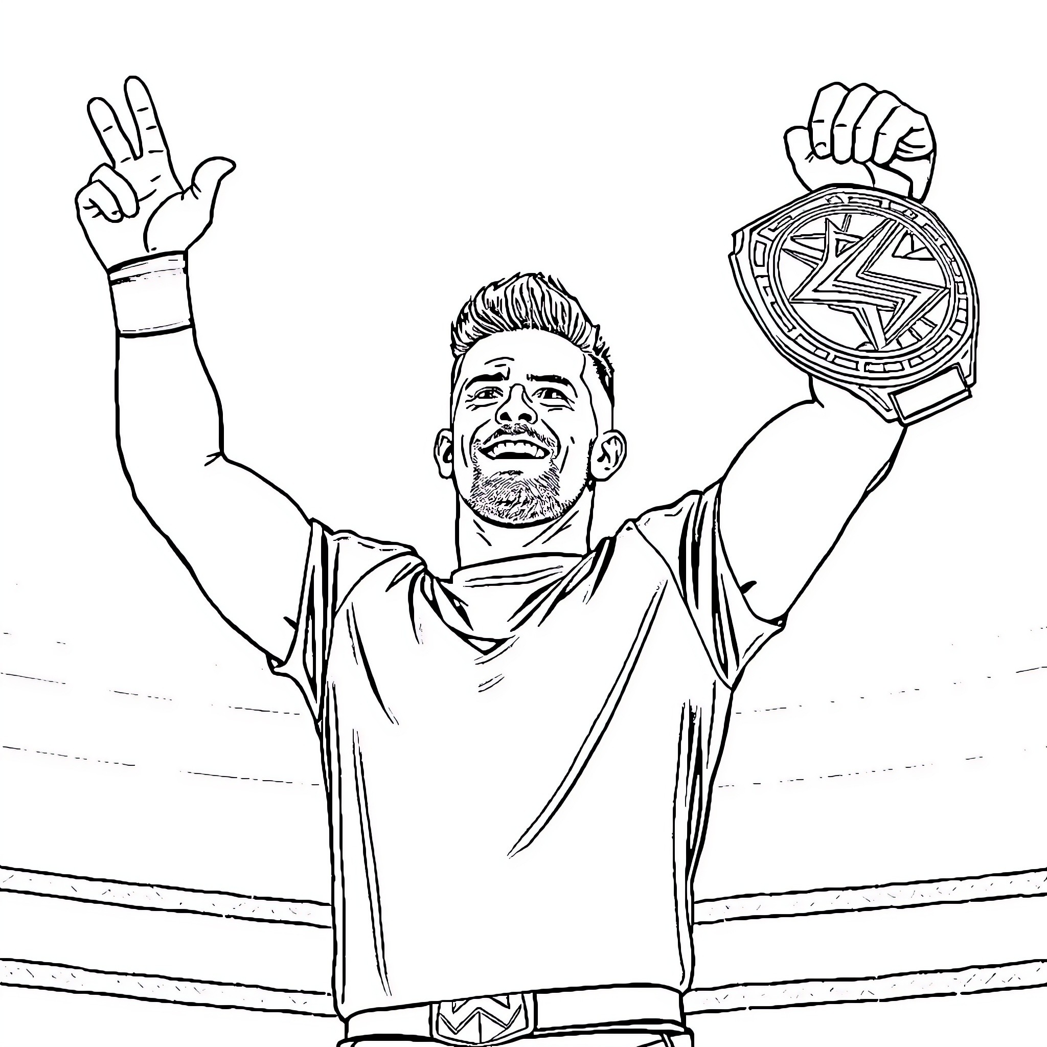 Best Cody Rhodes Coloring Pages (Free Printable PDF)