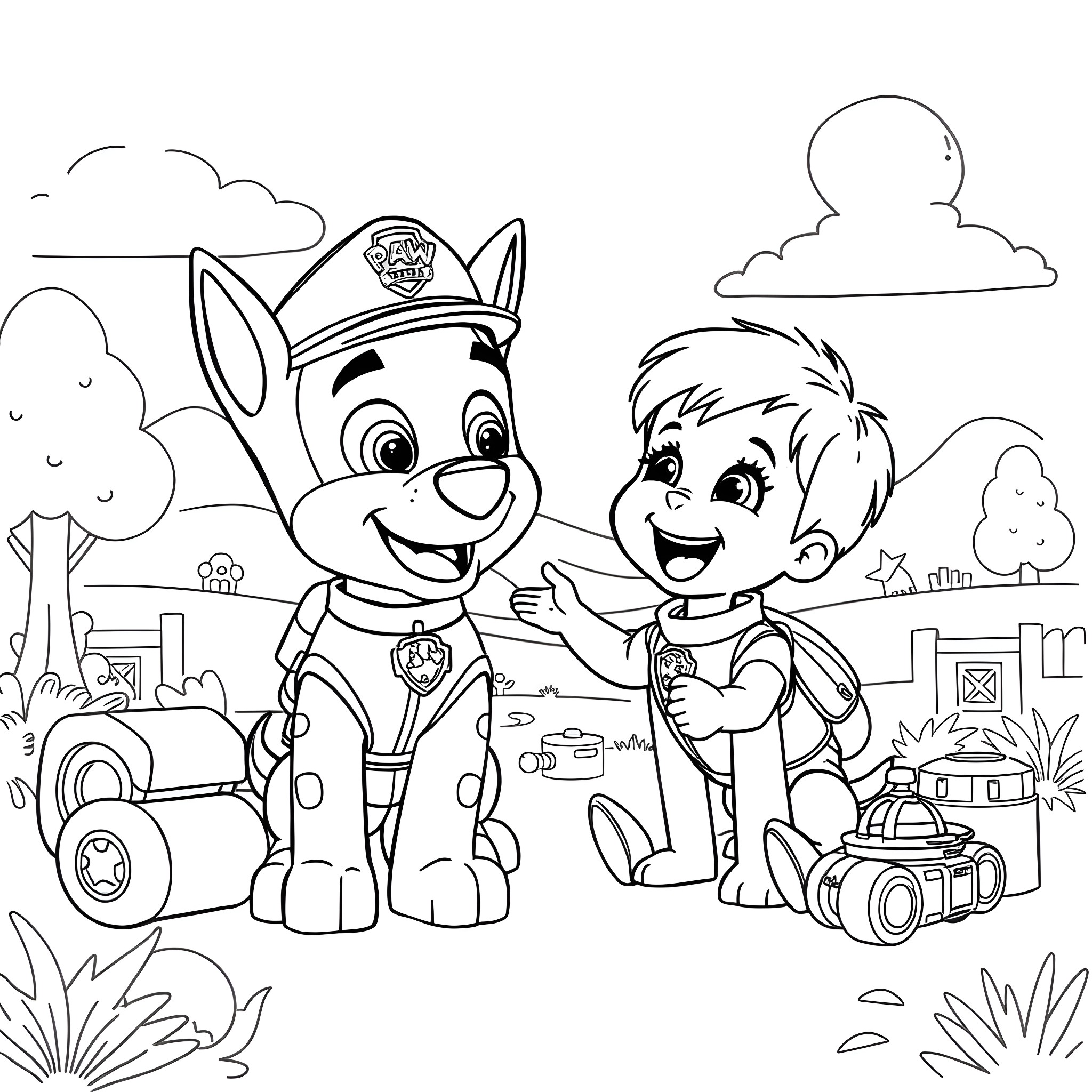 Best Chase Coloring Pages (Free Printable PDF)