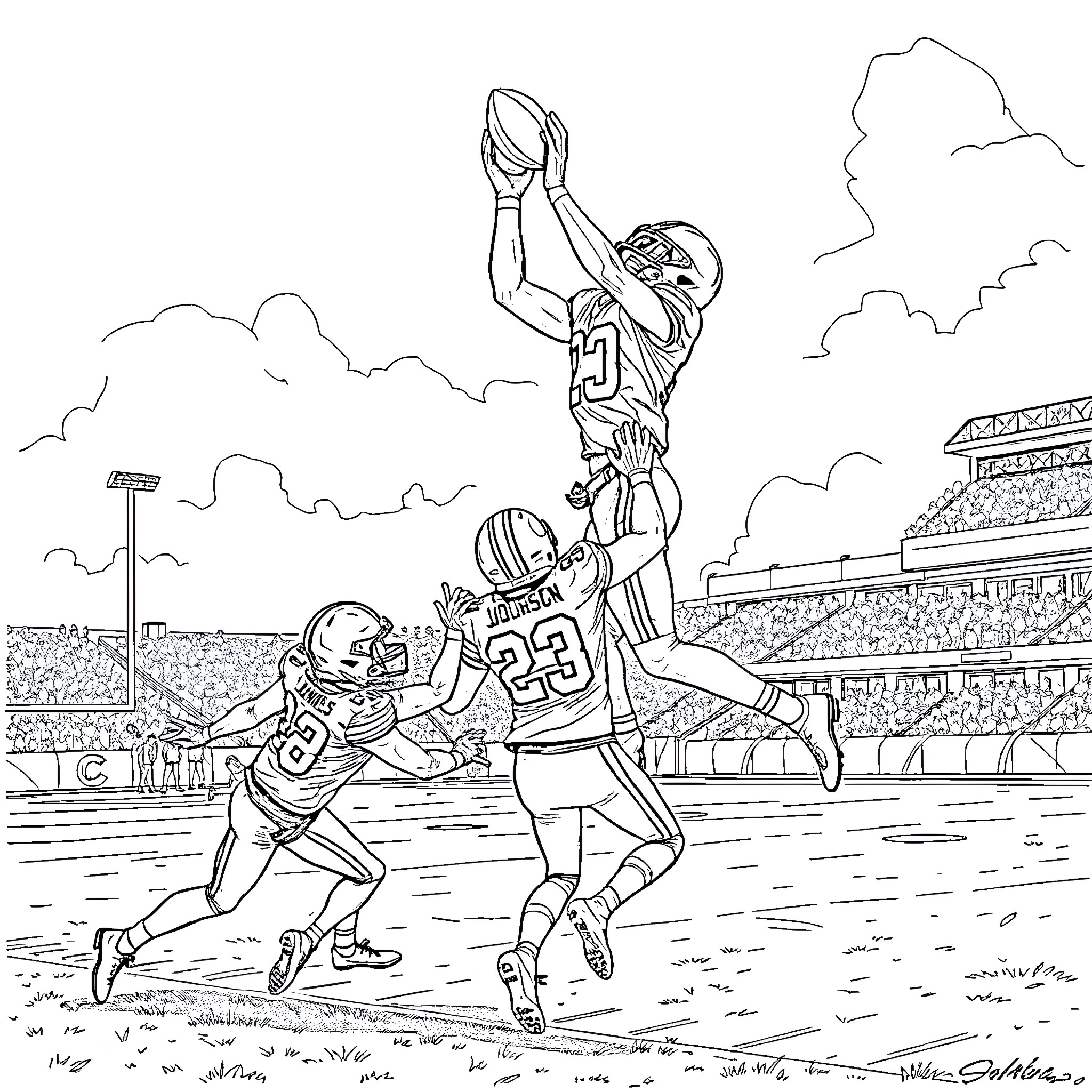 1 Best Calvin Johnson Coloring Pages (Free Printable PDFs)