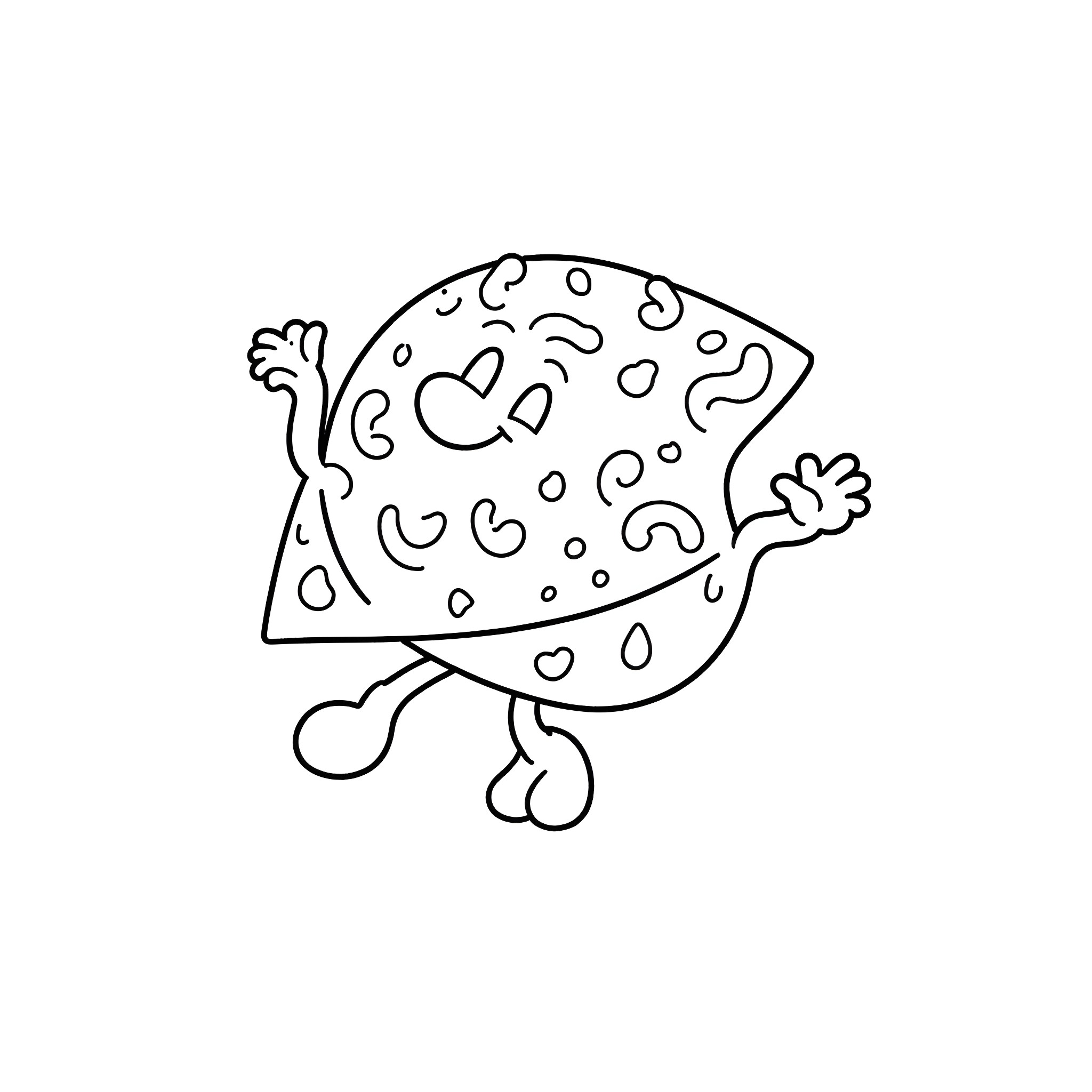 Best Cheese Pizza Coloring Pages (Free Printable PDF)