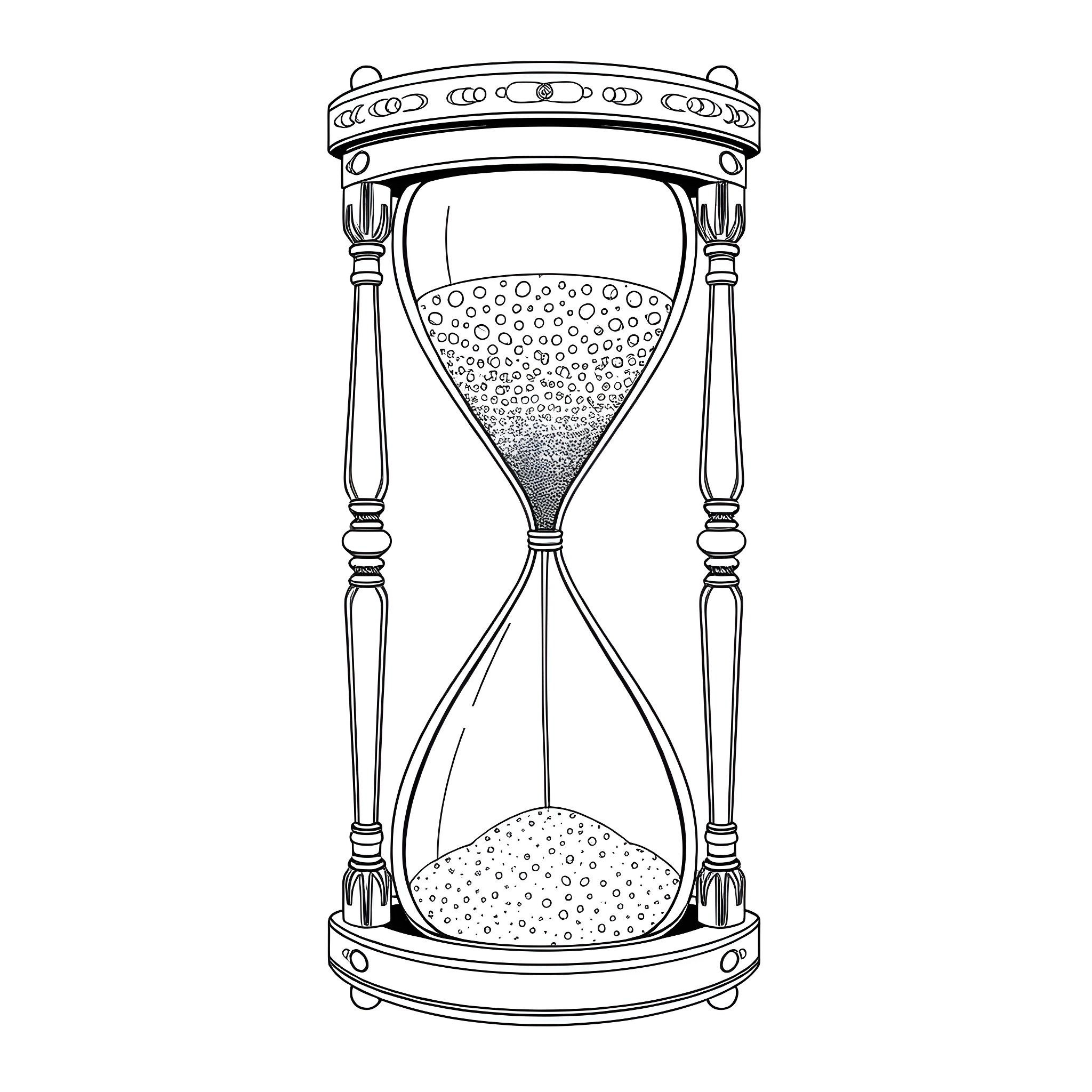 Best Hourglass Coloring Pages (Free Printable PDF)
