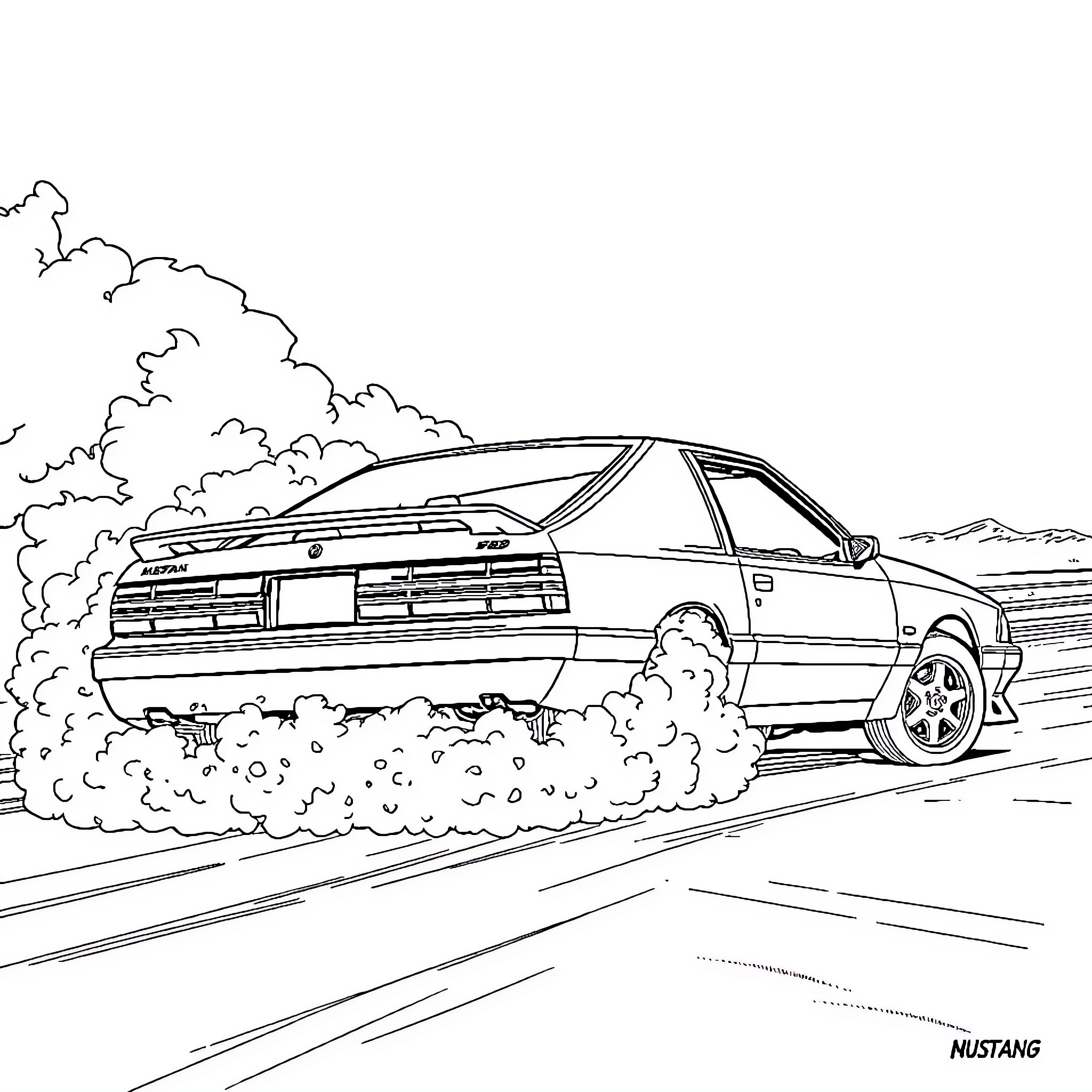 84 Best Mustang Coloring Pages (Free Printable PDFs)