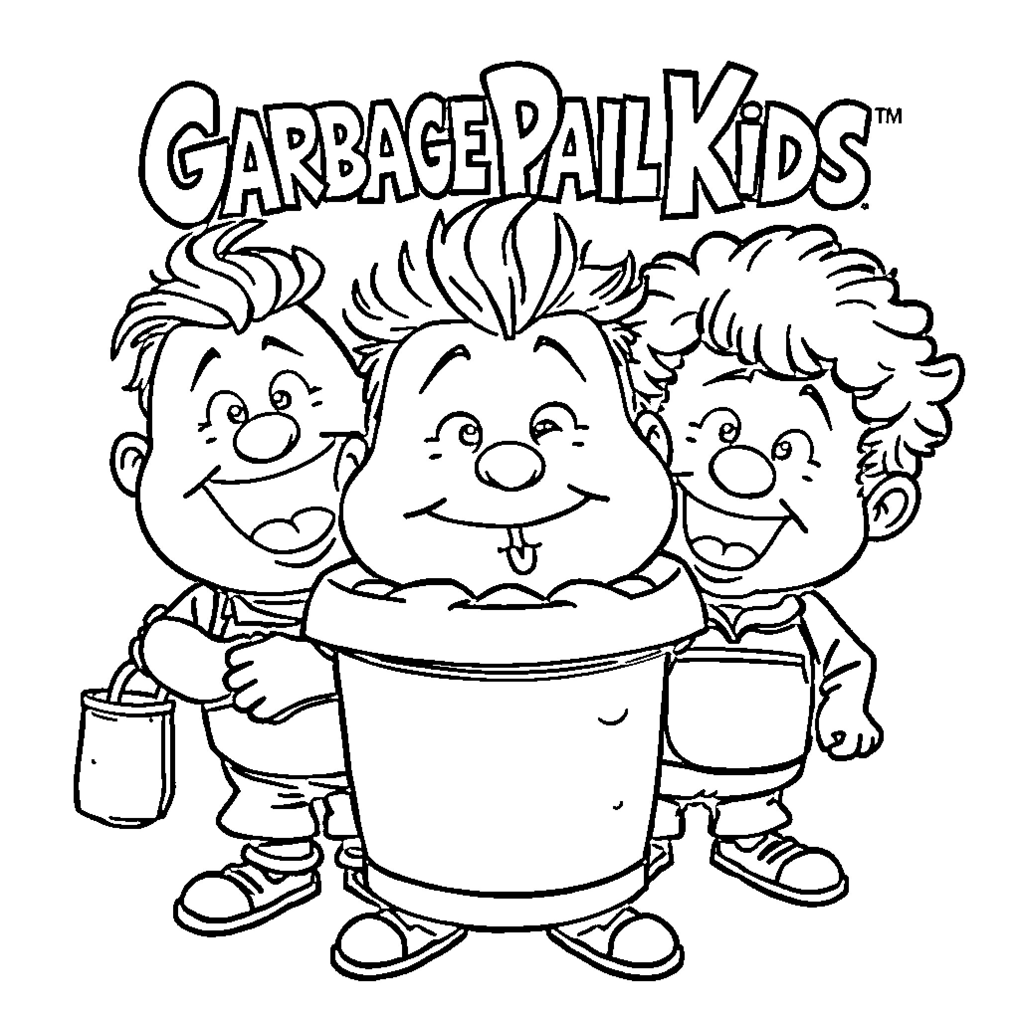 Best Garbage Pail Kids Coloring Pages (Free Printable PDF)
