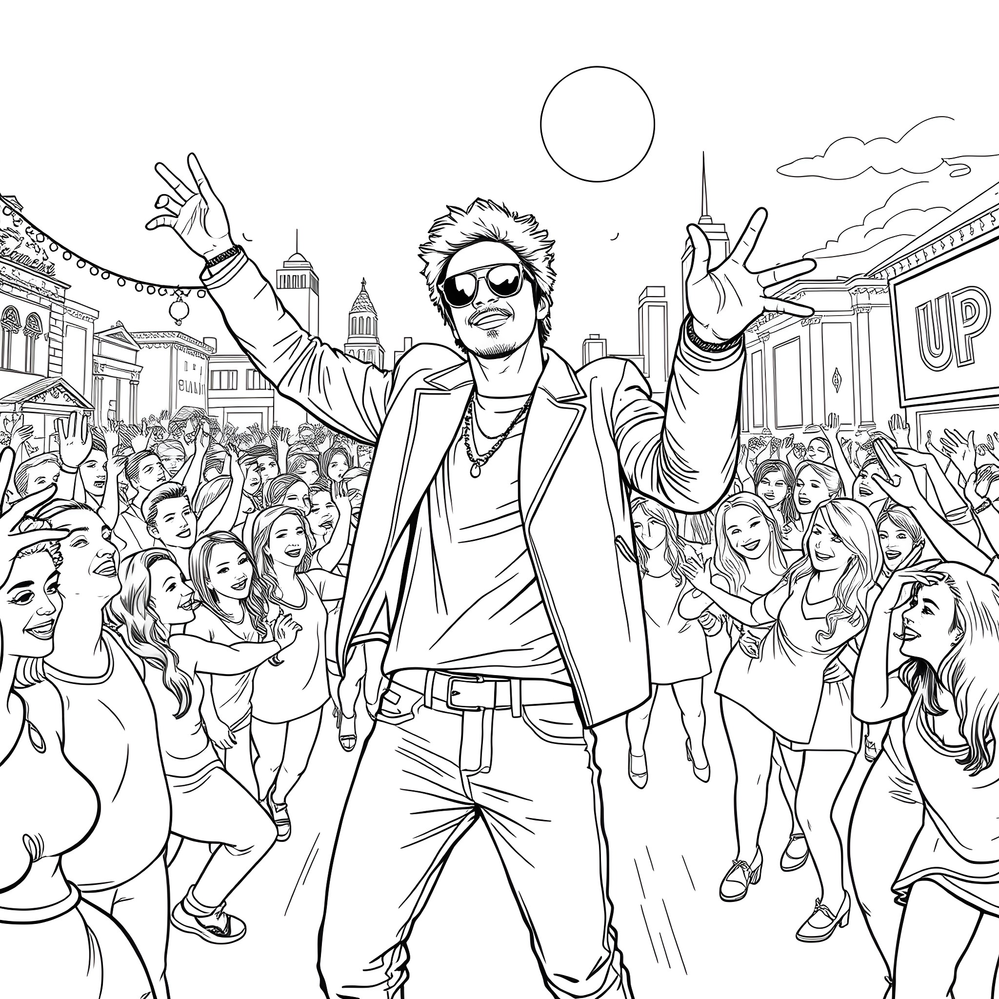 1 Best Bruno Mars Coloring Pages (Free Printable PDFs)