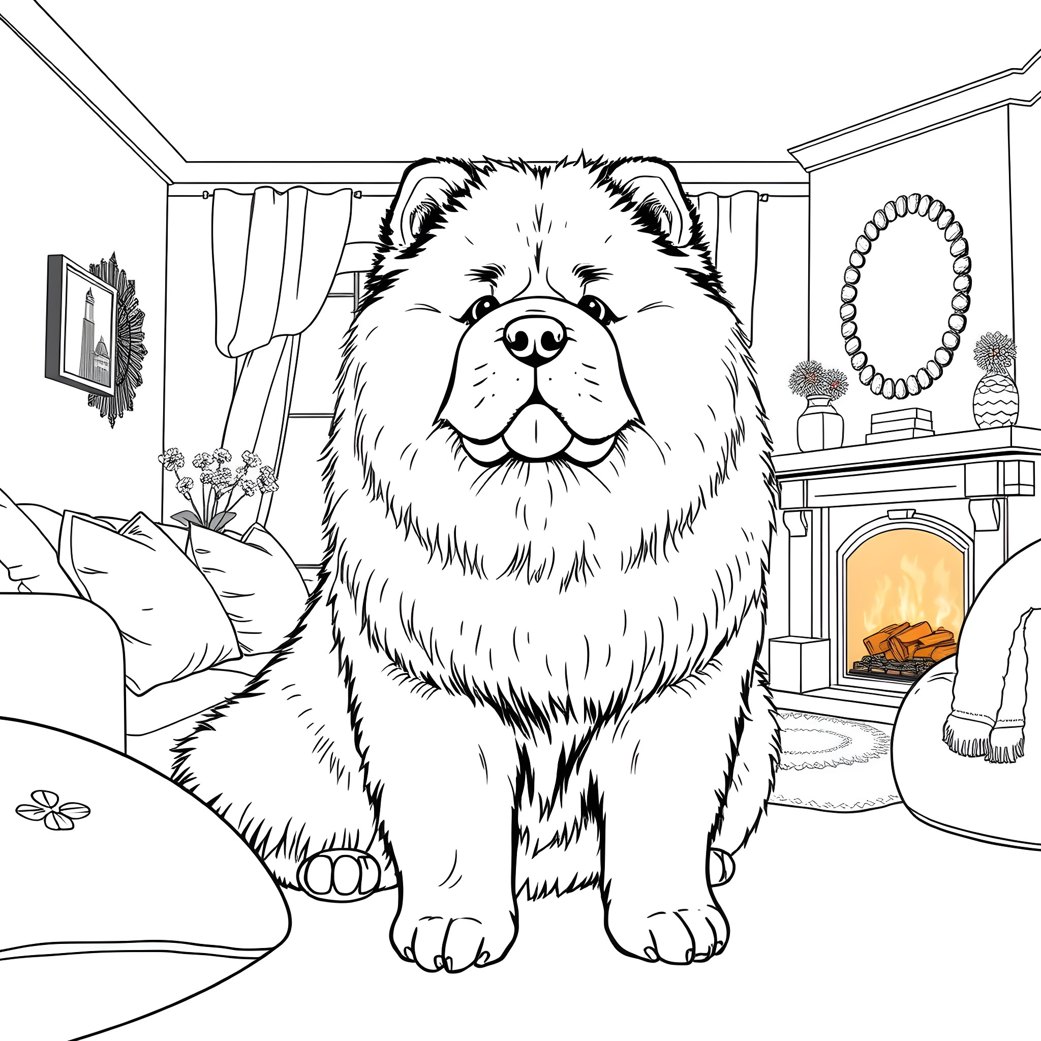 Best Chow Chow Coloring Pages (Free Printable PDF)
