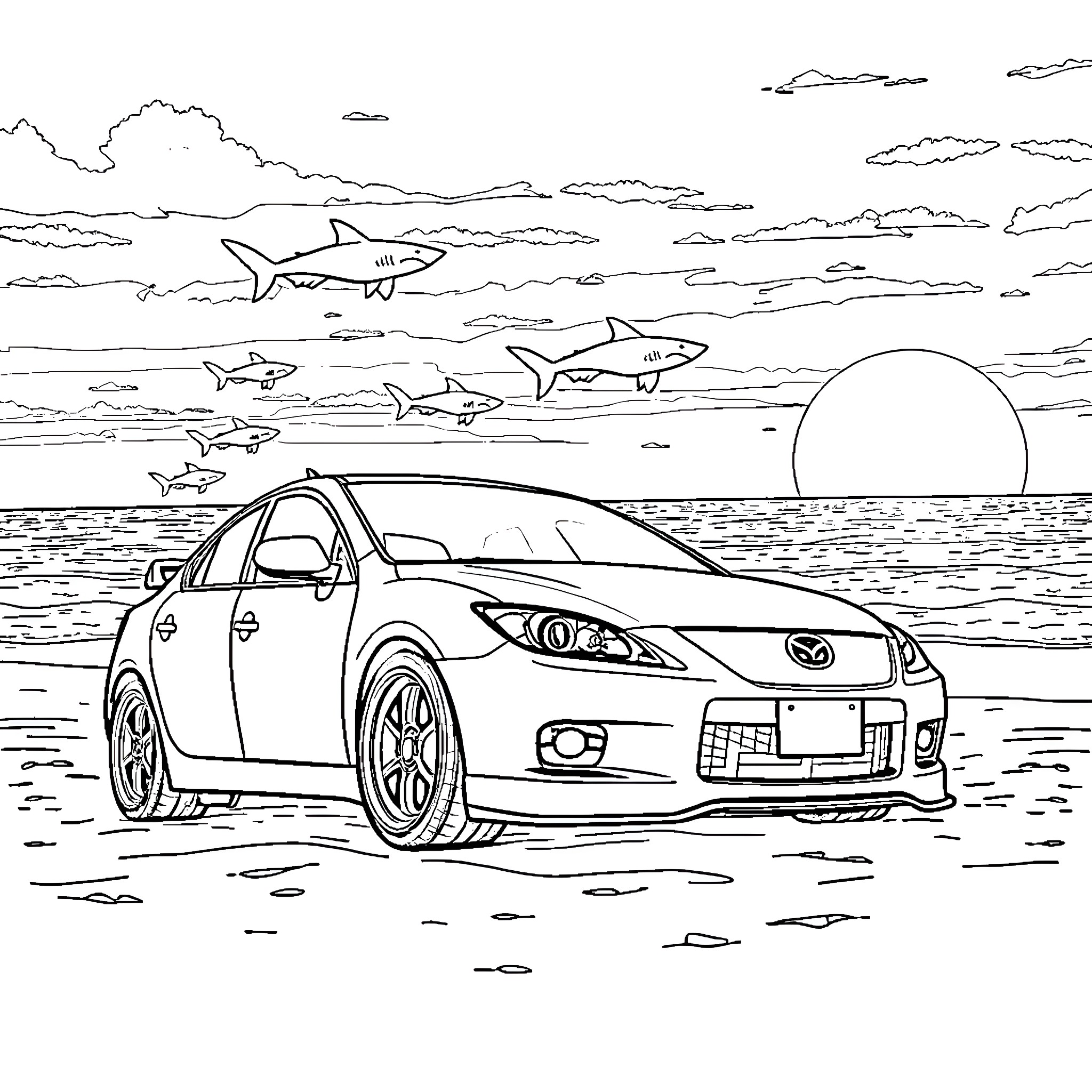 Best Mazda Coloring Pages (Free Printable PDF)