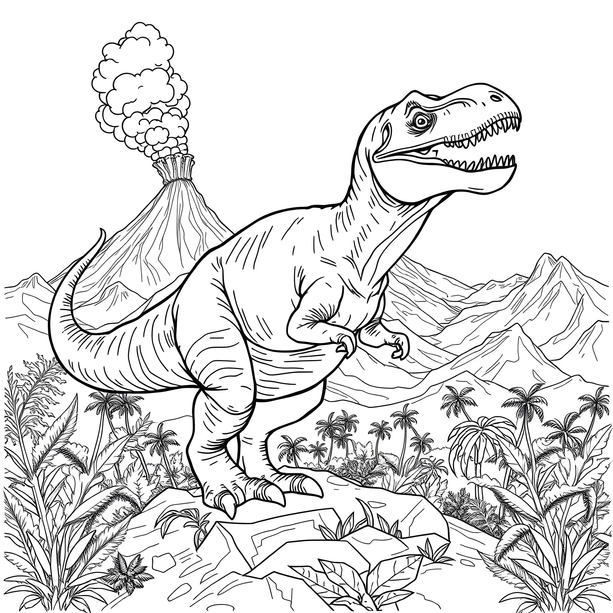 18 Best Tyrannosaurus Coloring Pages (Free Printable PDFs)