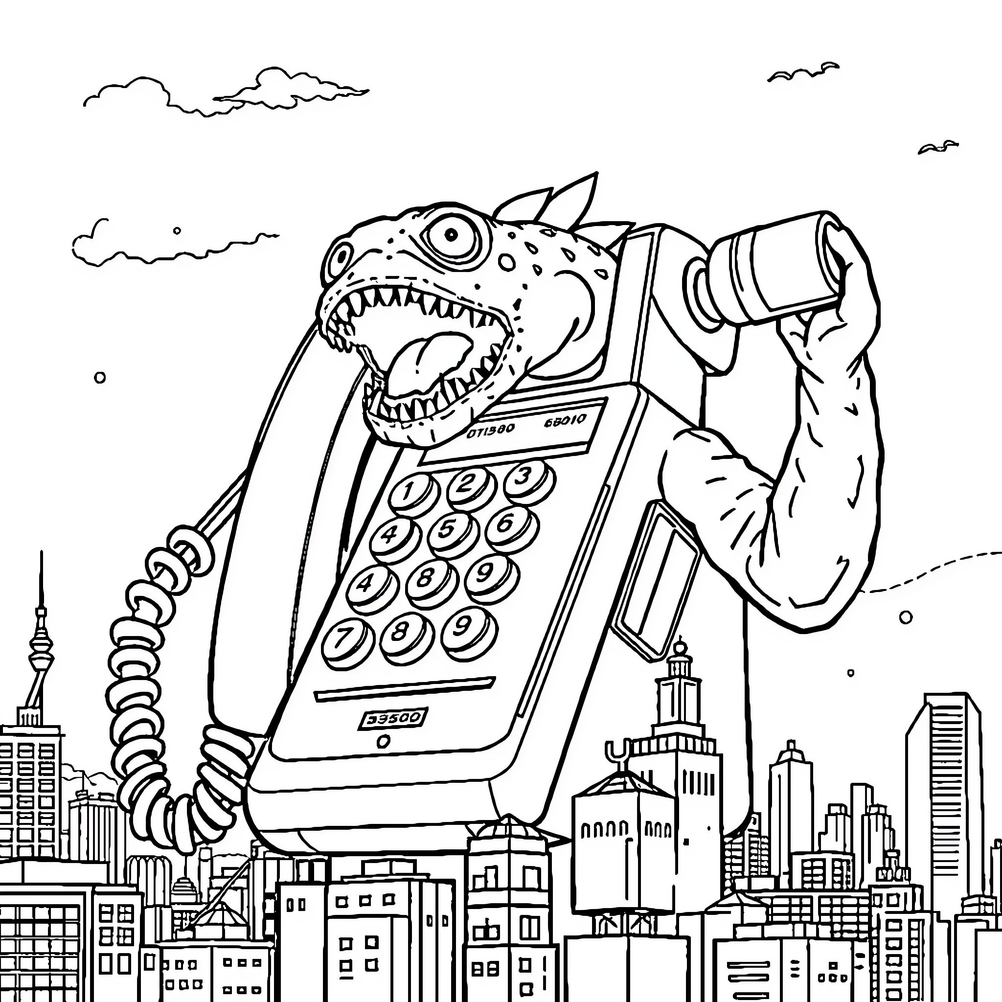 2 Best Telephone Coloring Pages (Free Printable PDFs)