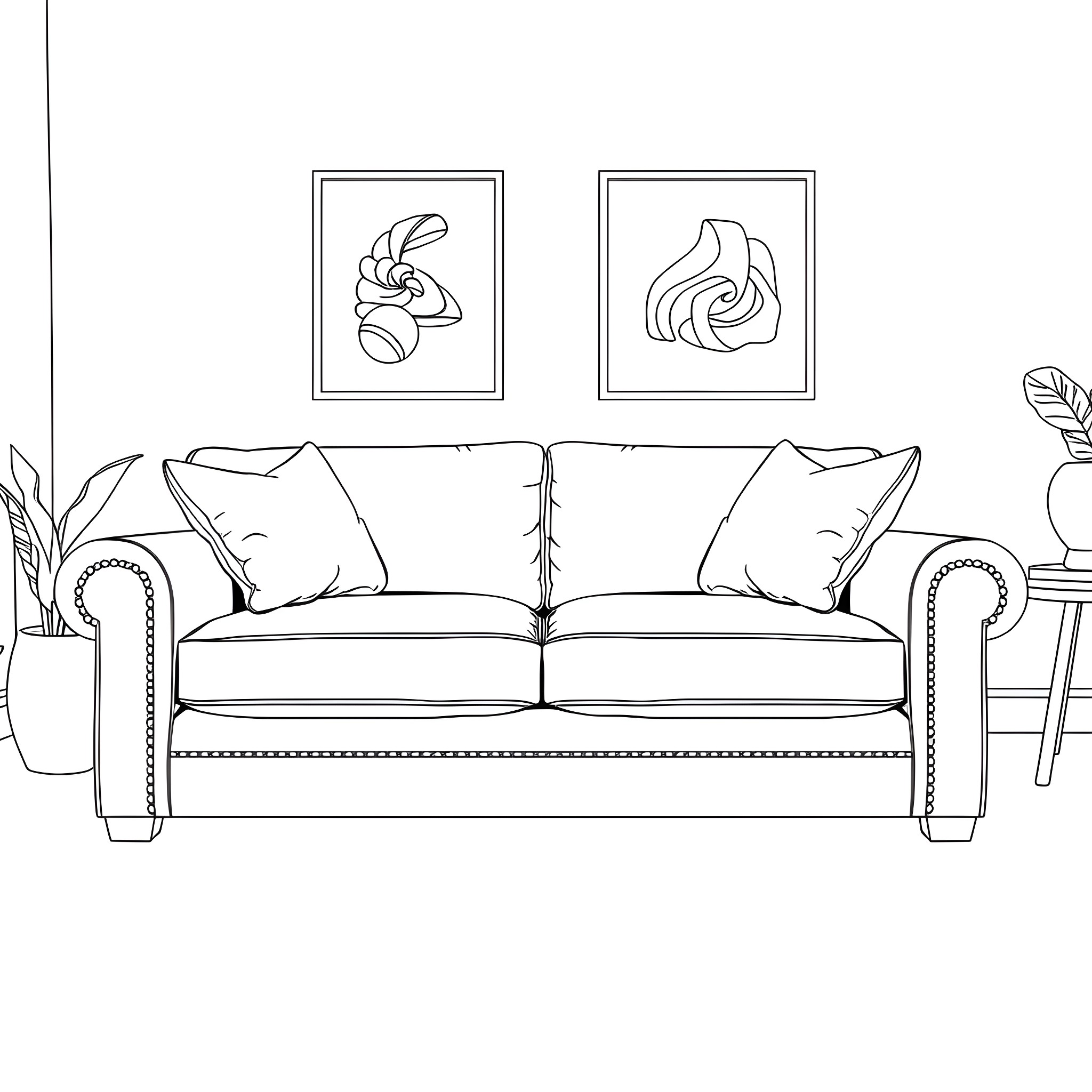 8 Best Sofa Coloring Pages (Free Printable PDFs)