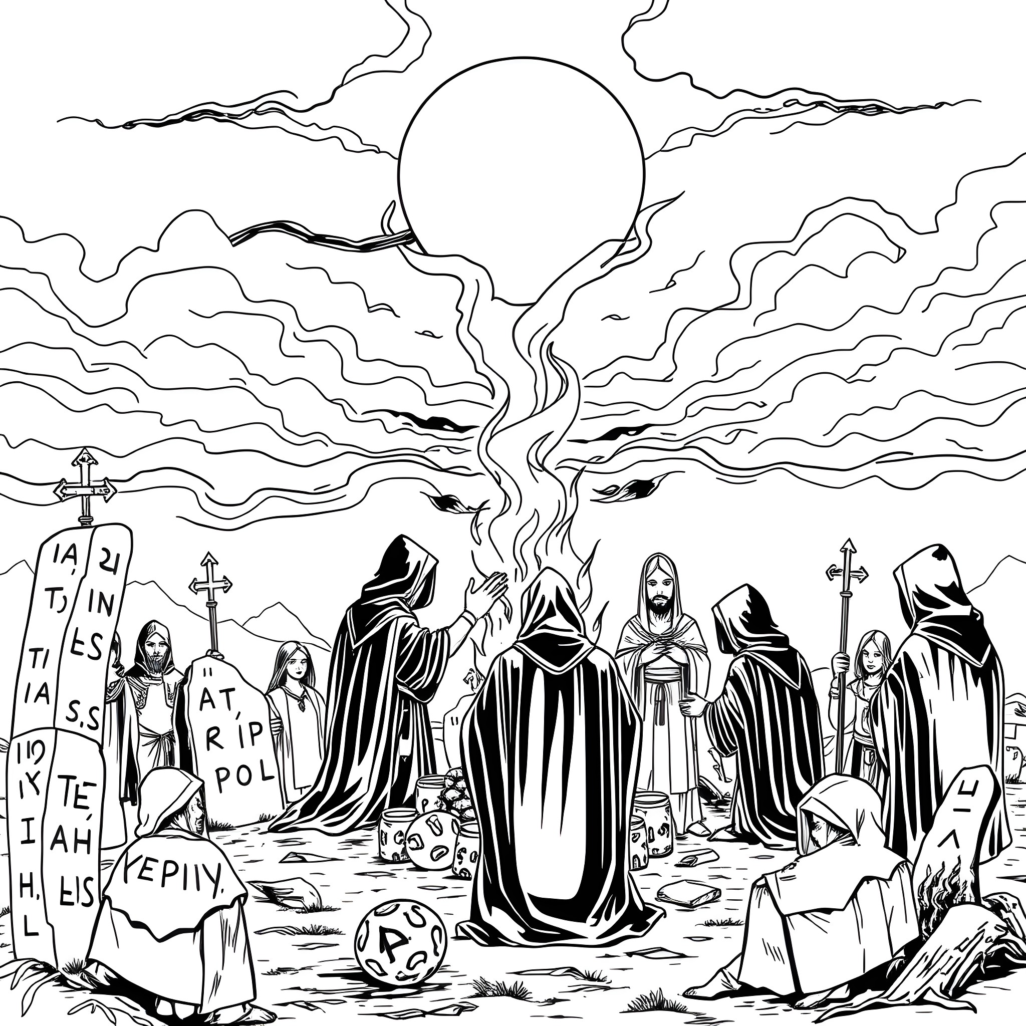 3 Best Pagan Coloring Pages (Free Printable PDFs)