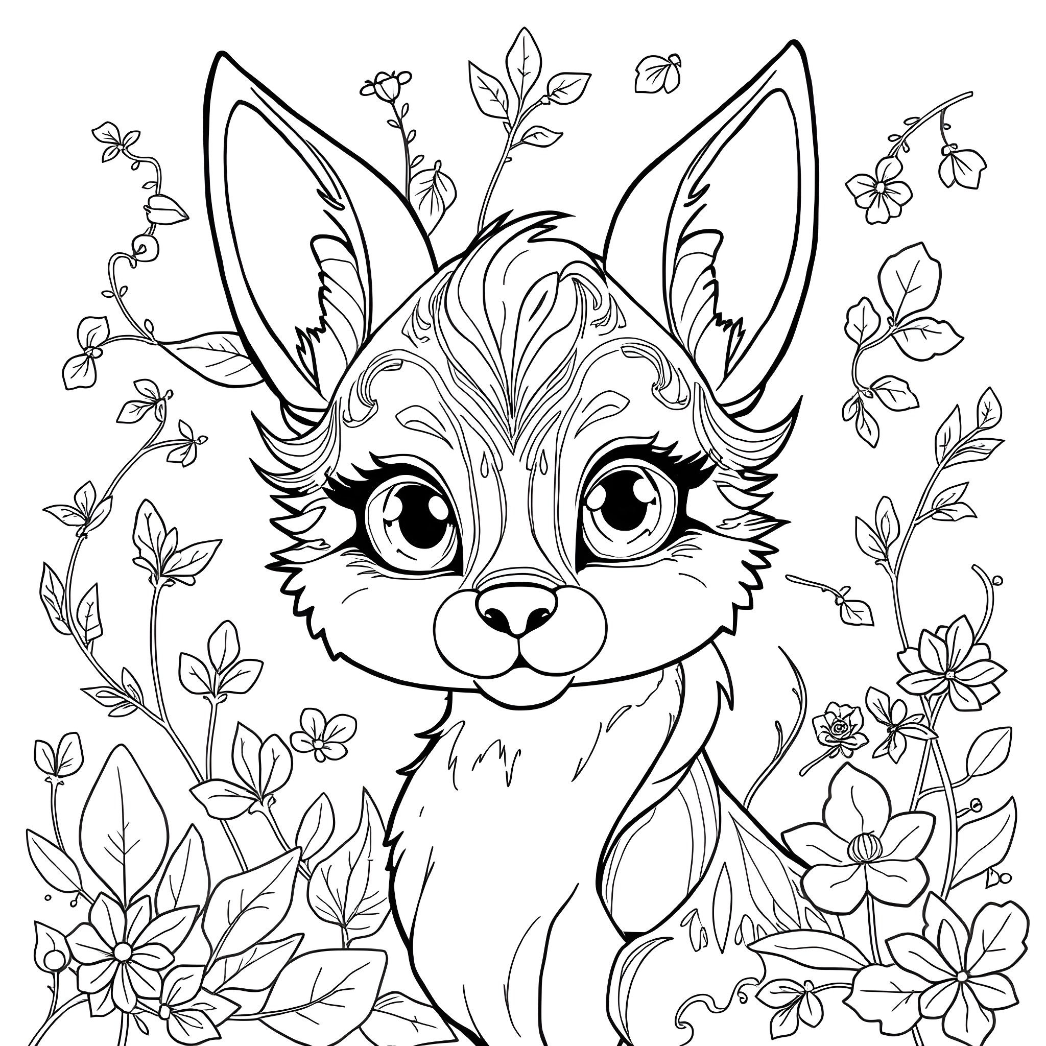 Best Anime Animal Coloring Pages (Free Printable PDF)