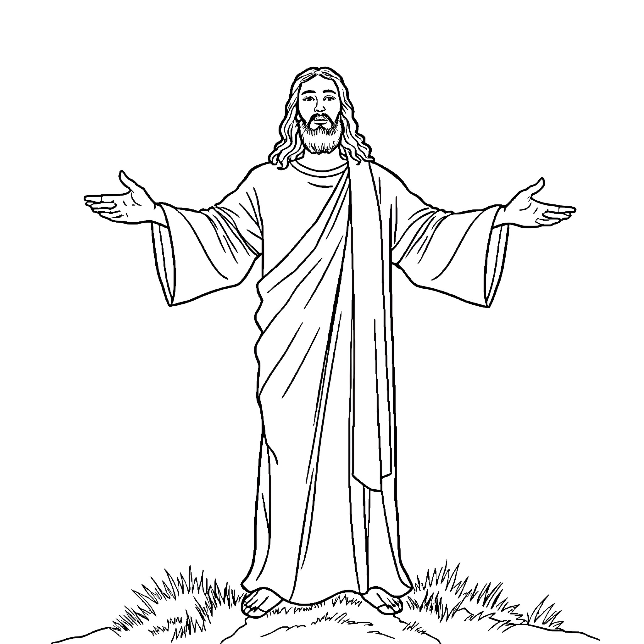Best Jesus Coloring Pages (Free Printable PDF)