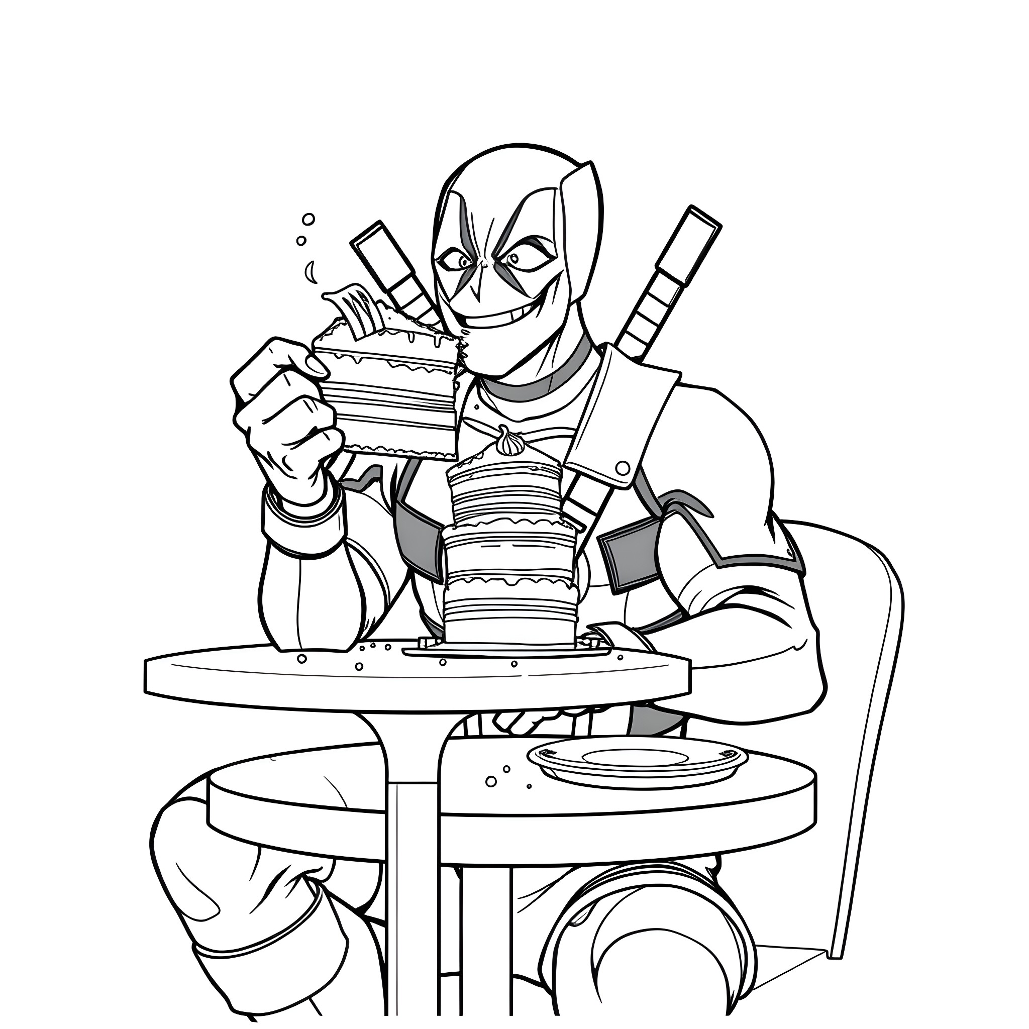 Best Deadpool Coloring Pages (Free Printable PDF)