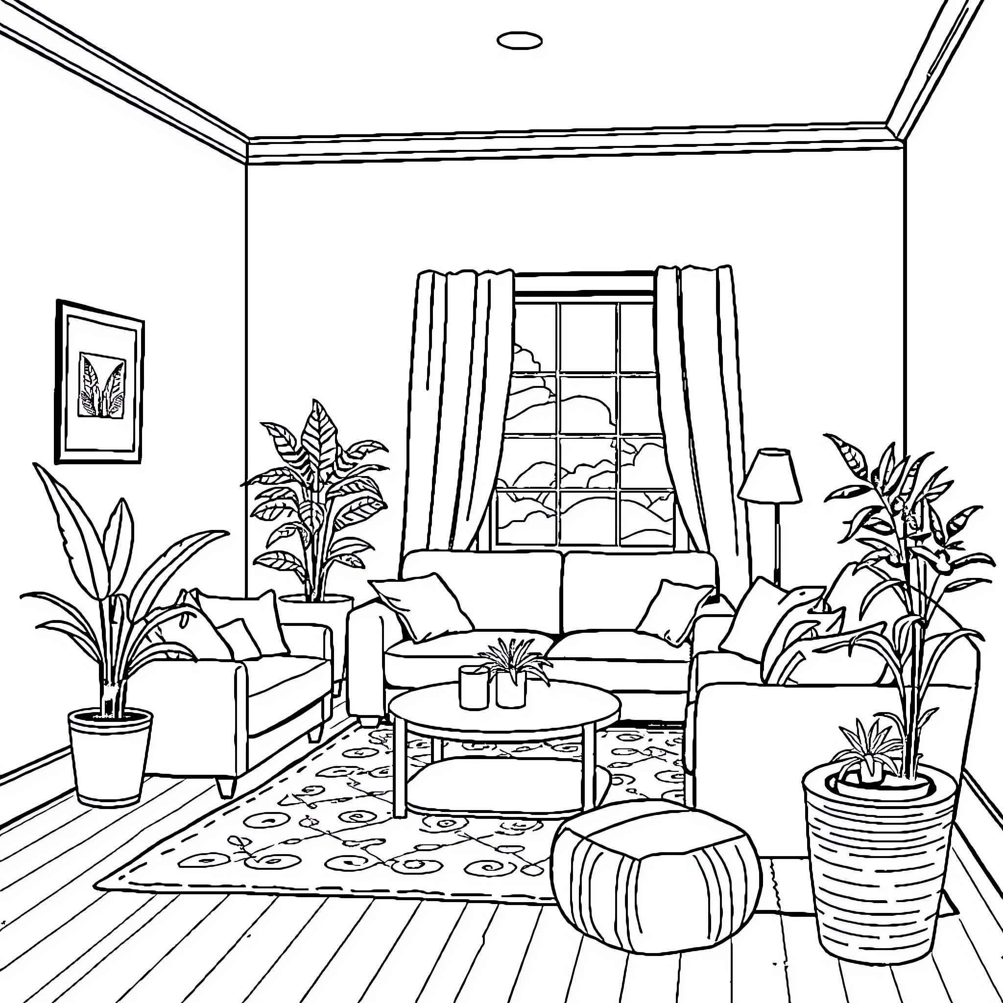 Best Room Coloring Pages (Free Printable PDF)