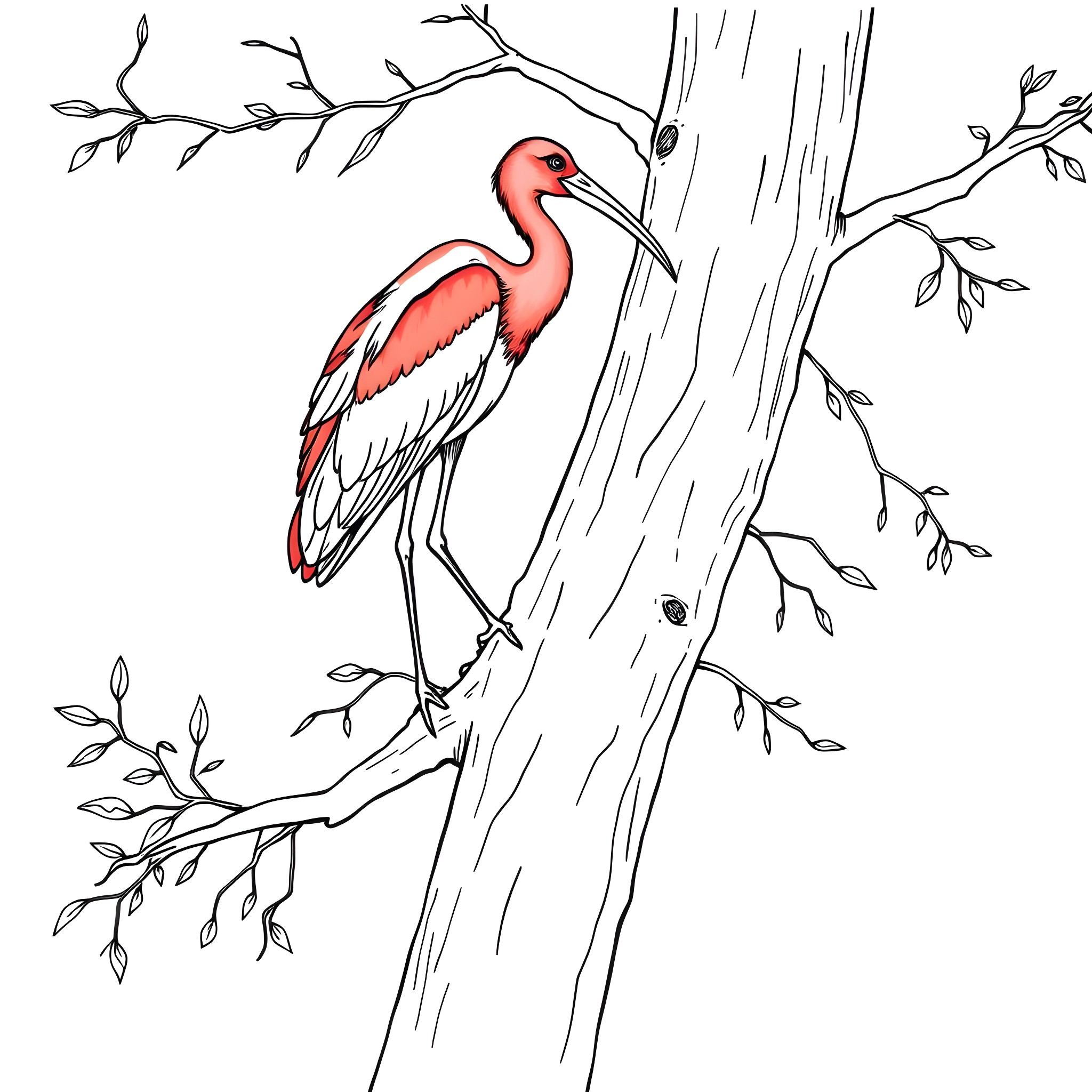 Best Scarlet Ibis Coloring Pages (Free Printable PDF)