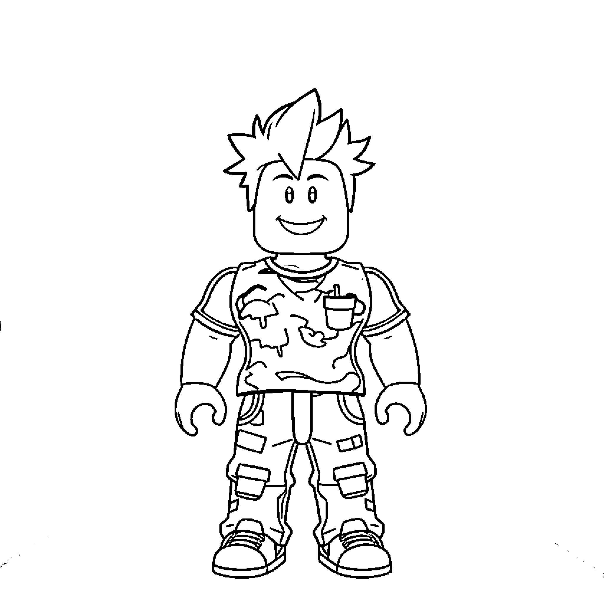 Best Roblox Boy Coloring Pages (Free Printable PDF)