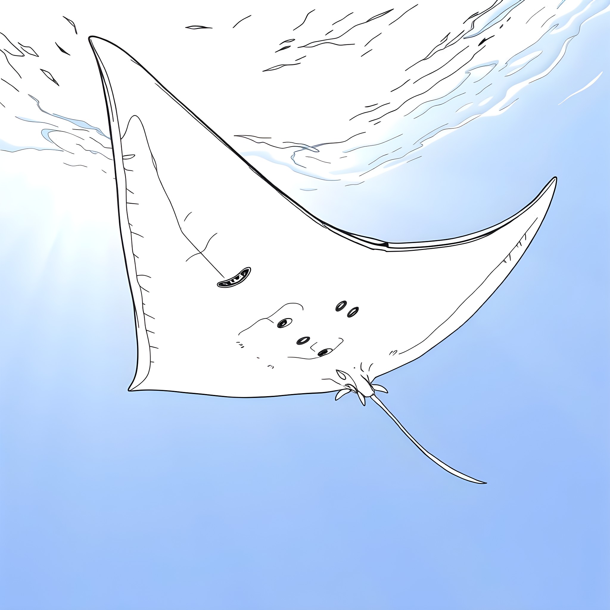 Best Manta Ray Coloring Pages (Free Printable PDF)