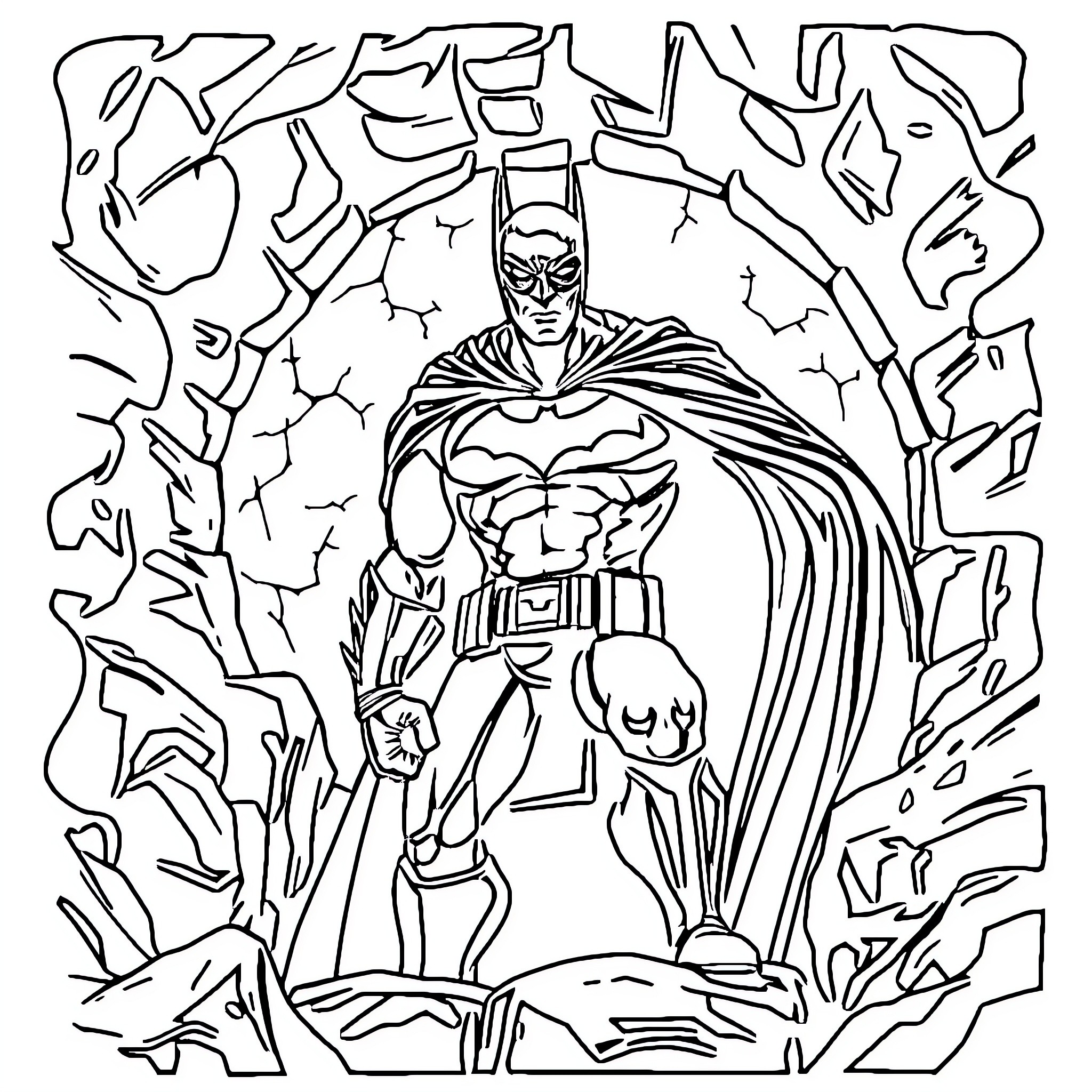 Best Batcave Coloring Pages (Free Printable PDF)